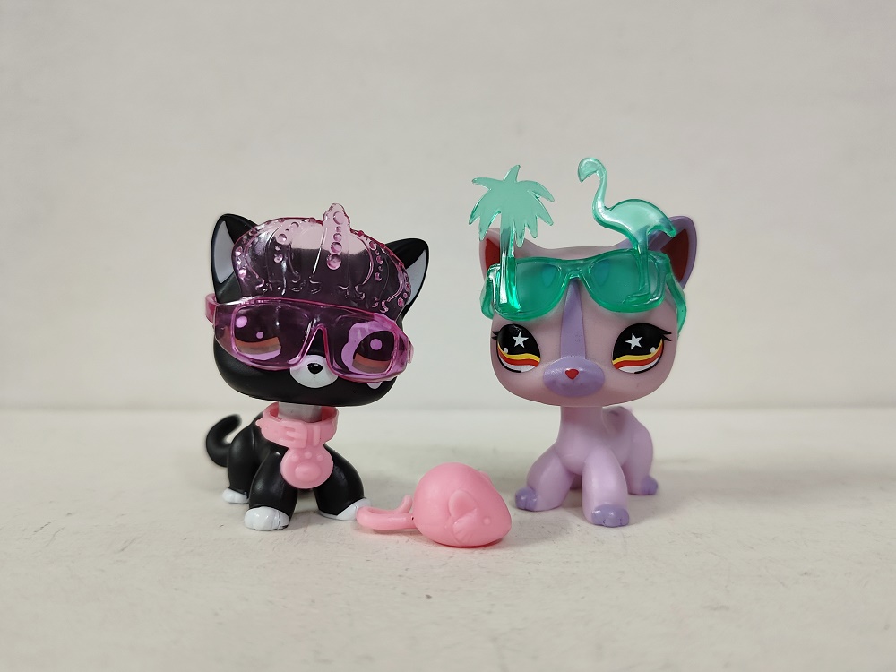 Lps ของเล่นเด็ก ร้านสัตว์เลี้ยง สุนัข แมว พร้อมอุปกรณ์เสริม 2 ชิ้น ต่อ ...