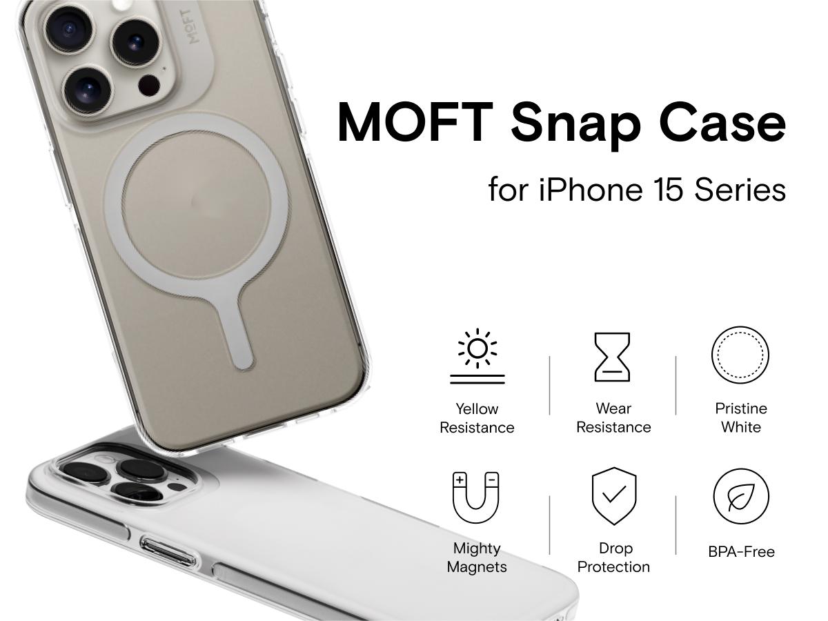MOFT Snap case เคสโทรศัพท์มือถือ แบบแม่เหล็ก สําหรับ For iPhone 15 Pro Plus Promax | Shopee Thailand