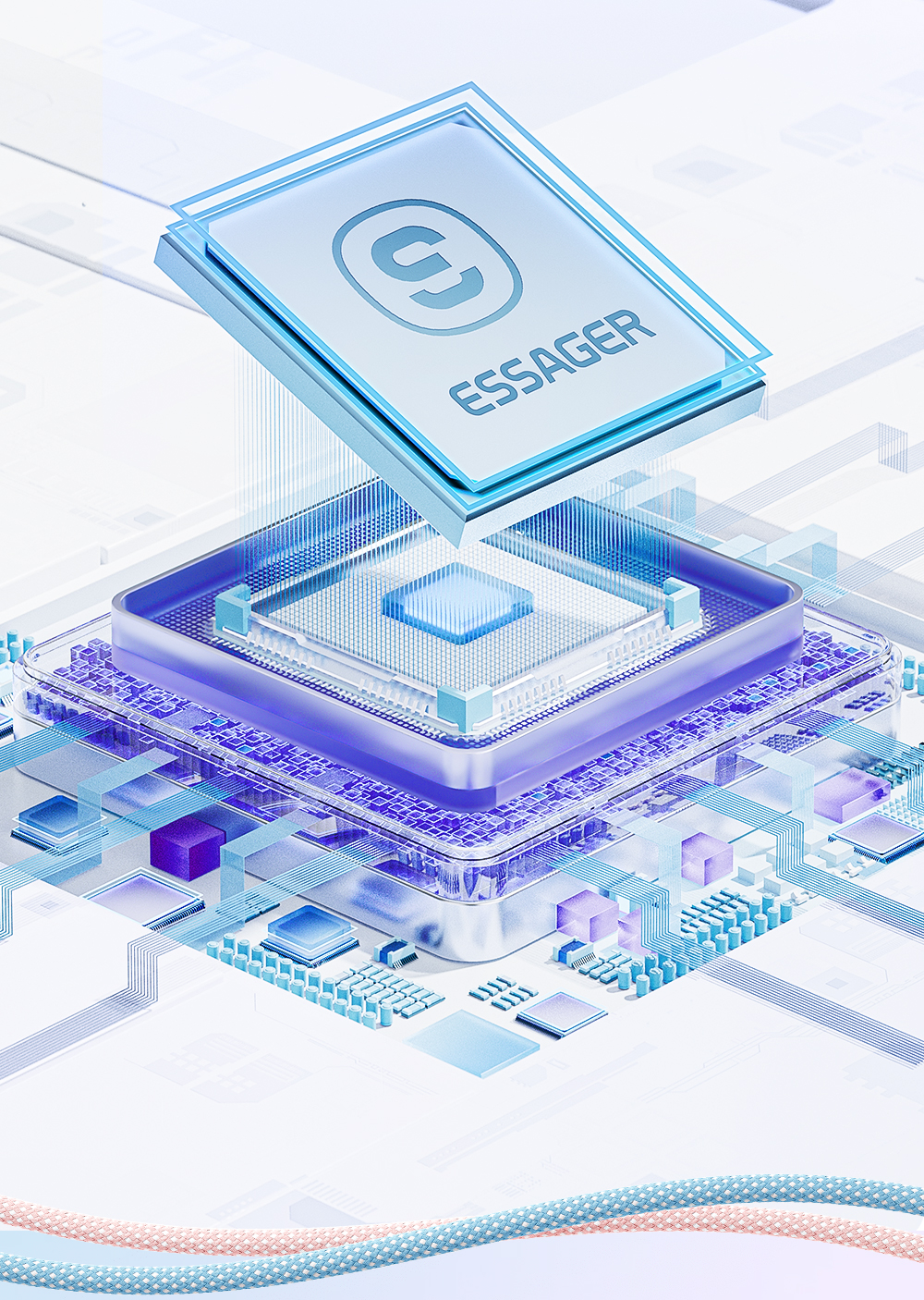 ESSAGER สายชาร์จ Type C เป็น L PD 29W สําหรับ Ip 14 | Shopee Thailand