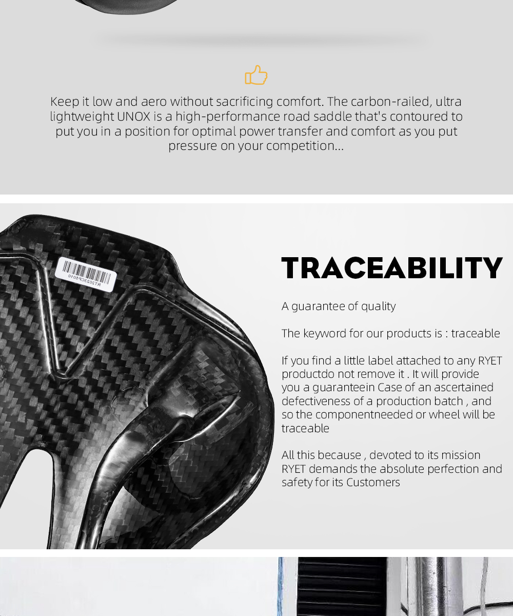 พร้อมส่ง!Ryet อานนั่งจักรยาน คาร์บอน น้ําหนักเบา 115 กรัม 7x9 มม. ...