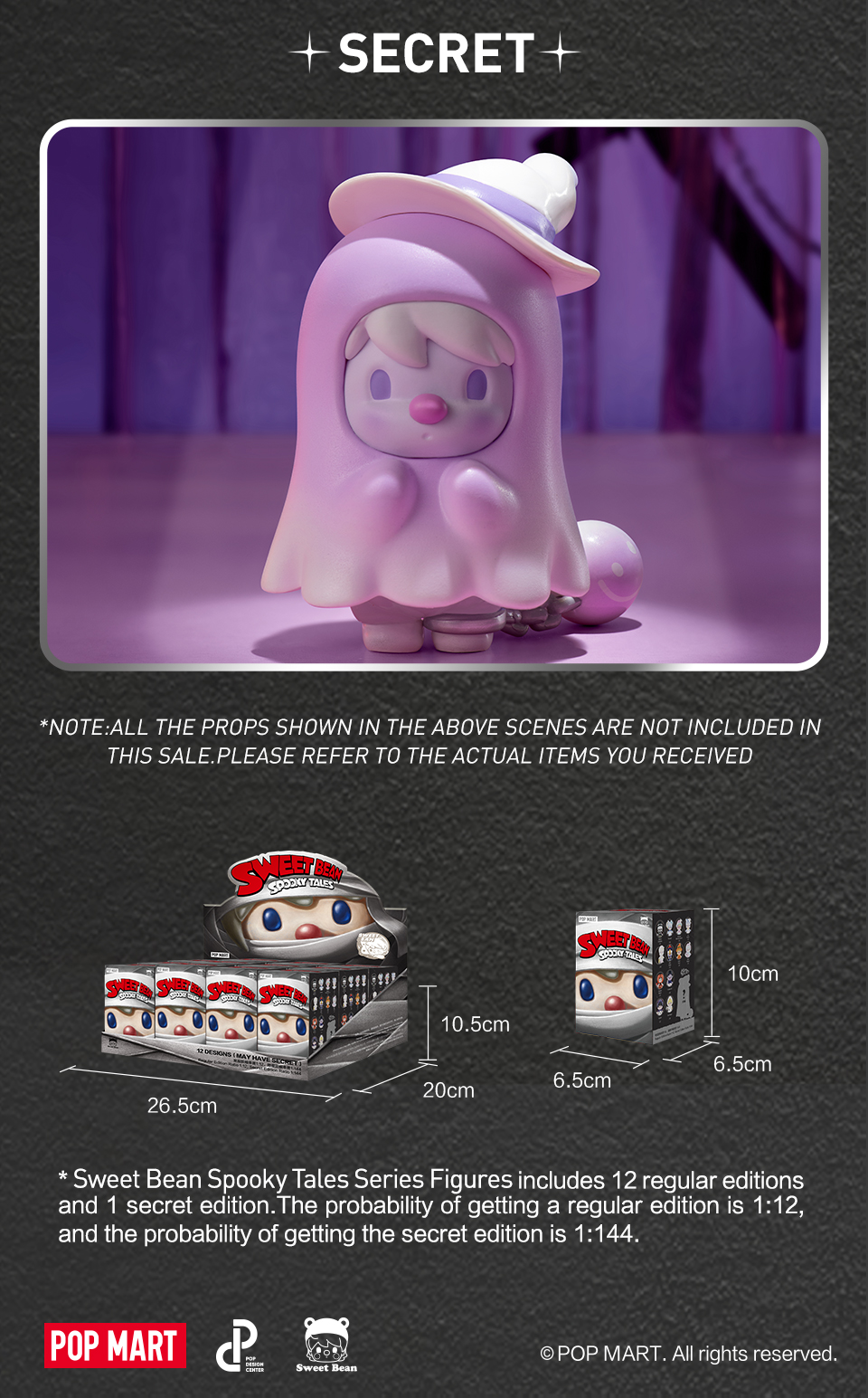 กล่องสุ่ม POP MART Sweet Bean Spooky Tales | Shopee Thailand