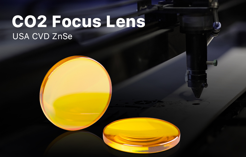 Cloudray เลนส์โฟกัส USA CVD ZnSe Dia12-20mm FL38.1-127mm สําหรับเครื่องแกะสลักเลเซอร์ CO2 ...