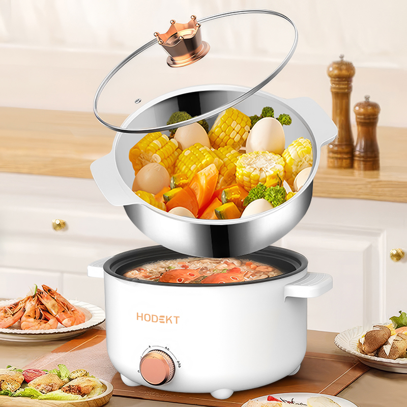 HODKET หม้ออเนกประสงค์ รุ่น กระทะไฟฟ้า หม้อสุกี้ หม้อต้ม 3 ลิตร 4 ลิตร ...