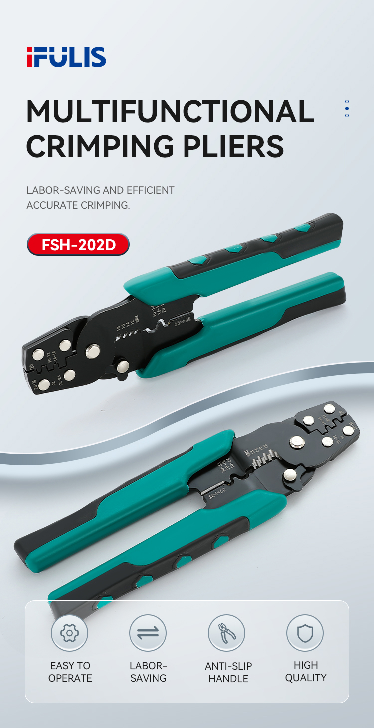 Hs-202b คีมตัดสายไฟ อเนกประสงค์ ช่วง 0.25-2.5 มม.2 7 นิ้ว HS-202D ...