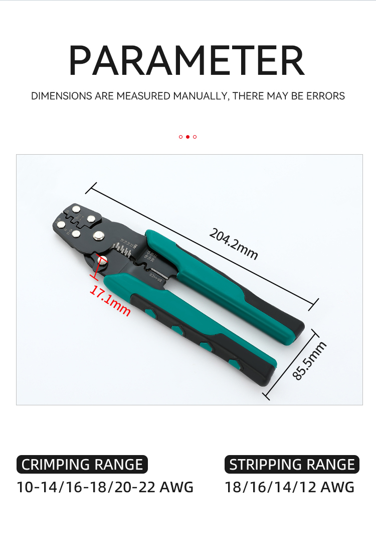 Hs-202b คีมตัดสายไฟ อเนกประสงค์ ช่วง 0.25-2.5 มม.2 7 นิ้ว HS-202D ...