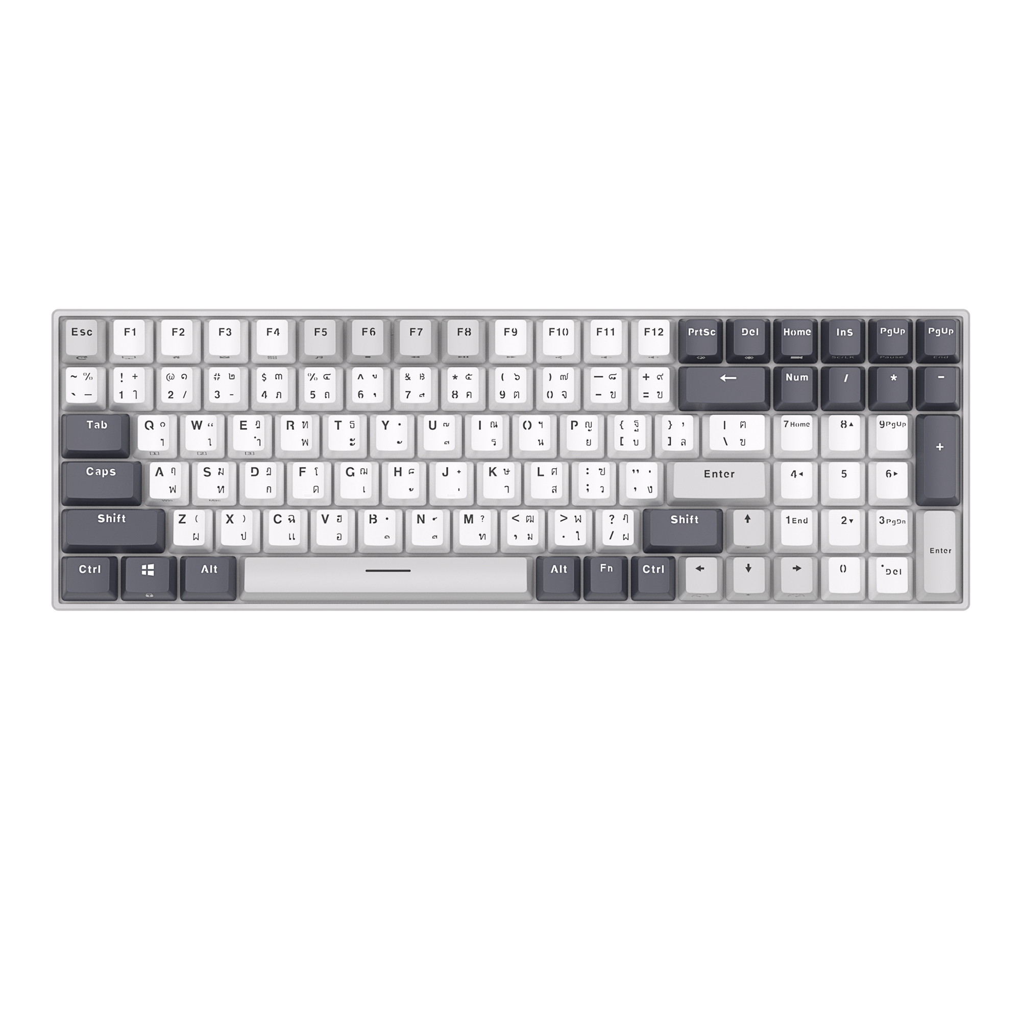 Rk ROYAL KLUDGE RK100 คีย์บอร์ดเกมมิ่งไร้สาย ฟูลไซซ์ 100 คีย์ | Shopee ...