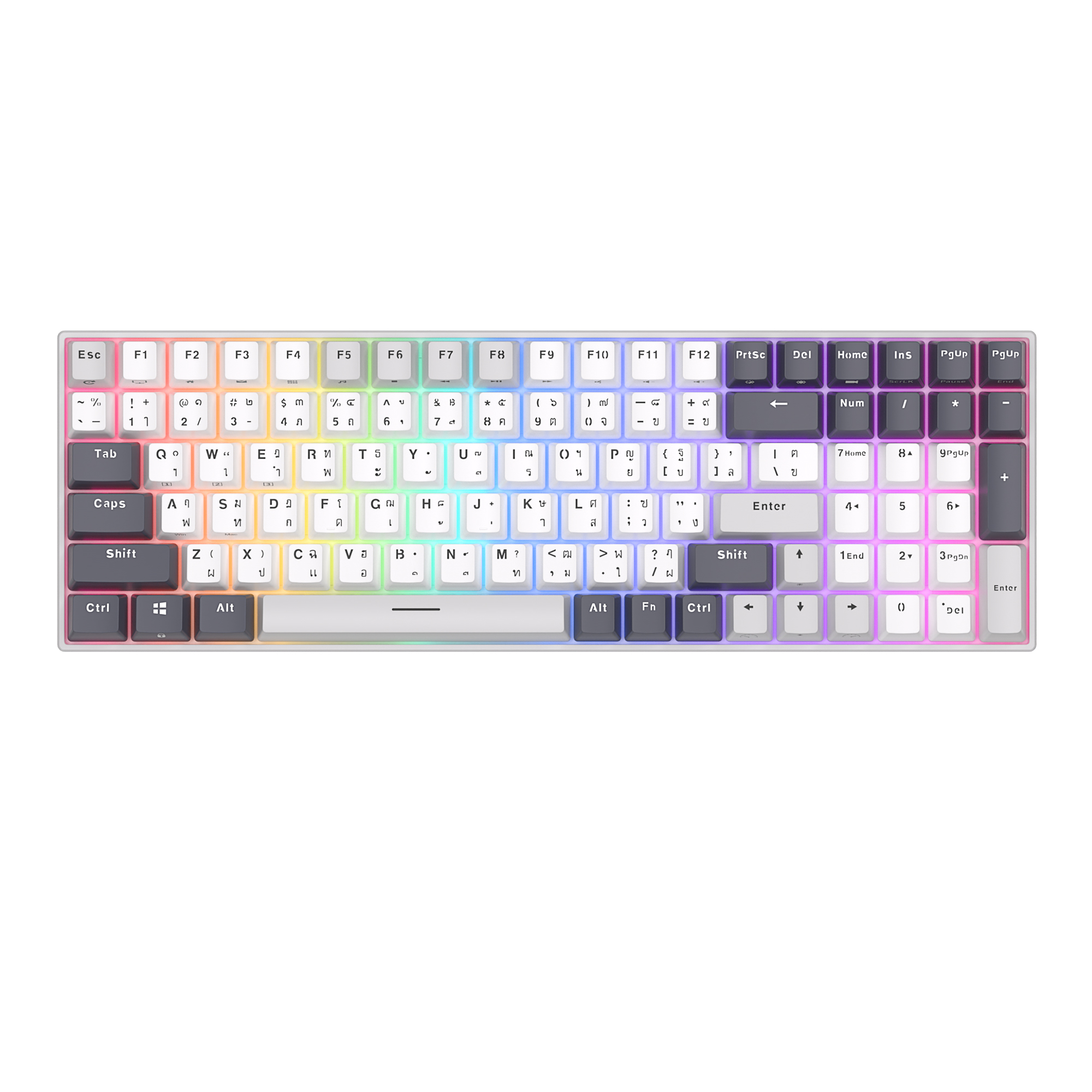 Royal KLUDGE RK100 คีย์บอร์ดเกมมิ่งไร้สาย 100 คีย์ ขนาดเต็ม | Shopee ...