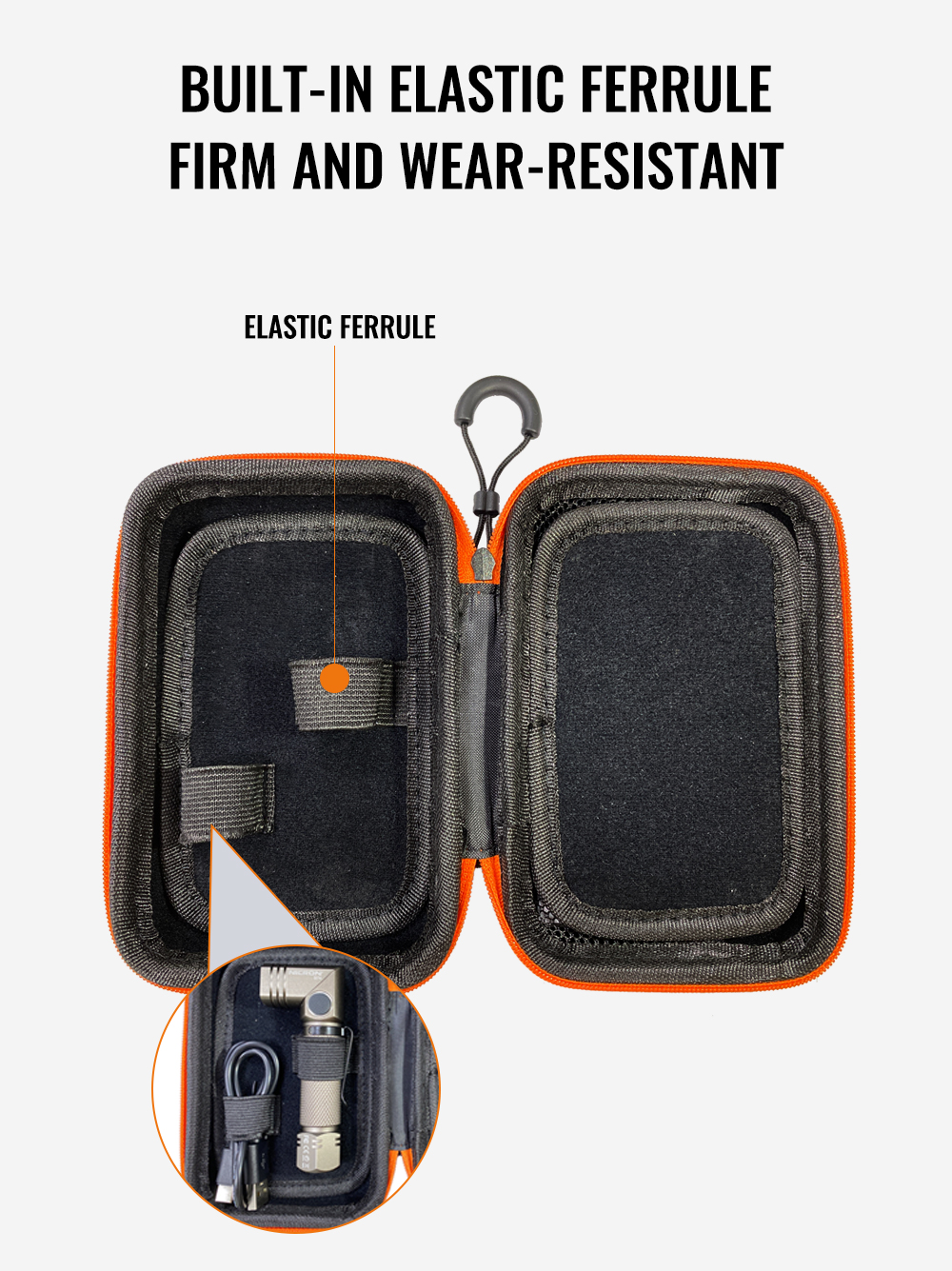 Nicron Outdoor VE2 Multifunctional Organizer Black Flashlight Storage ...