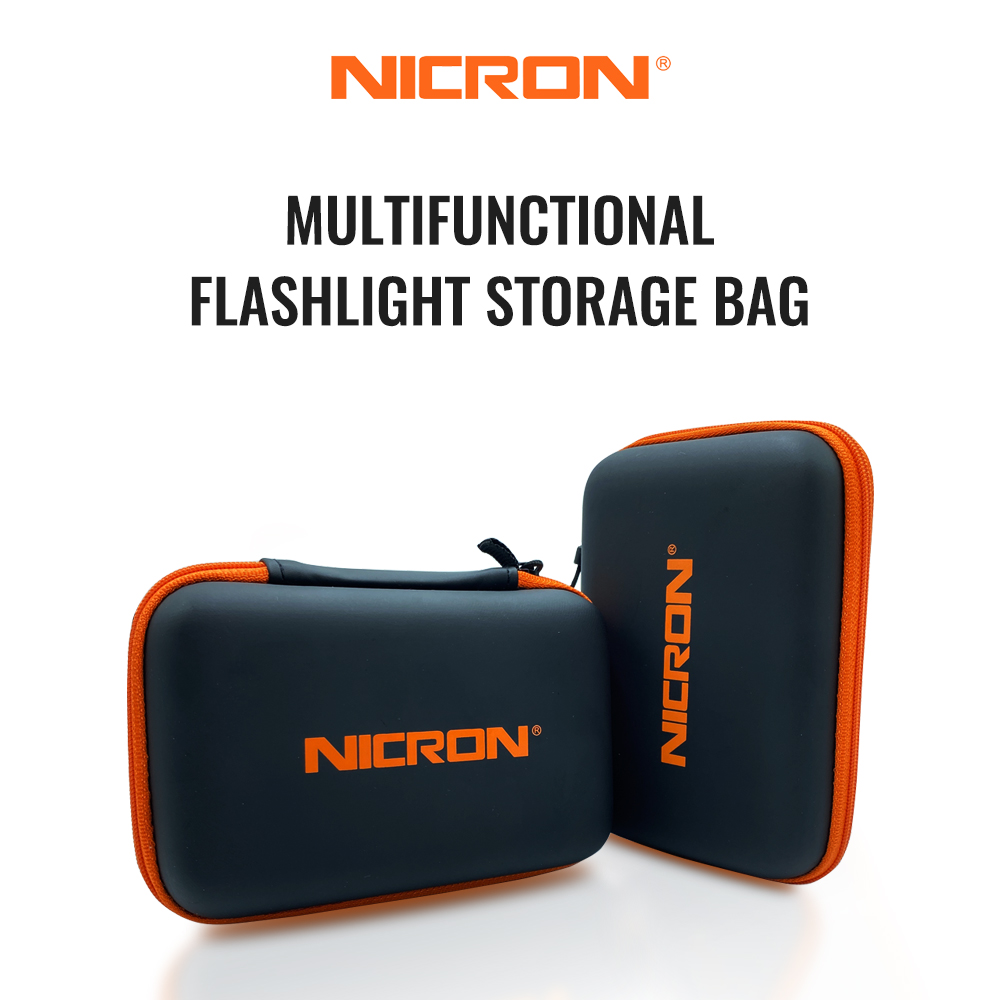 Nicron Outdoor VE2 Multifunctional Organizer Black Flashlight Storage ...