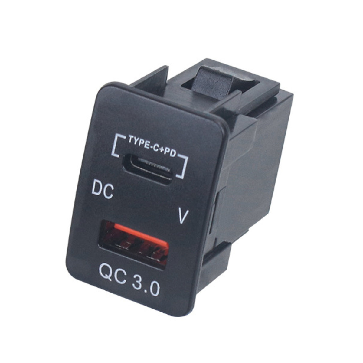 ซ็อกเก็ตชาร์จในรถยนต์ USB PD Type-C 25x37 มม. QC3.0 สําหรับ New Honda ...