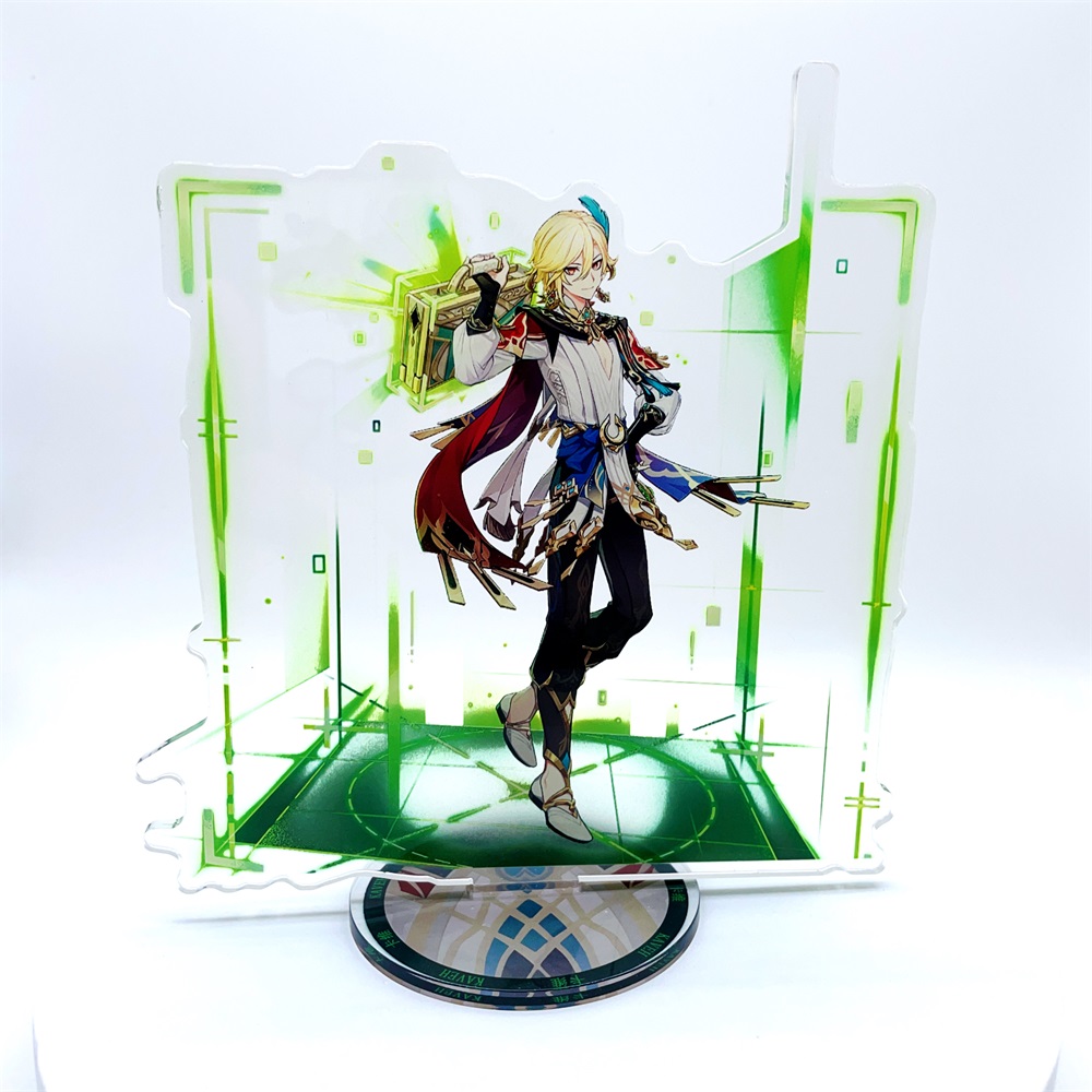 โมเดลฟิกเกอร์อะนิเมะ Genshin ใหม่ Baizhu kavh Kirara Wanderer รูปแบบ ...