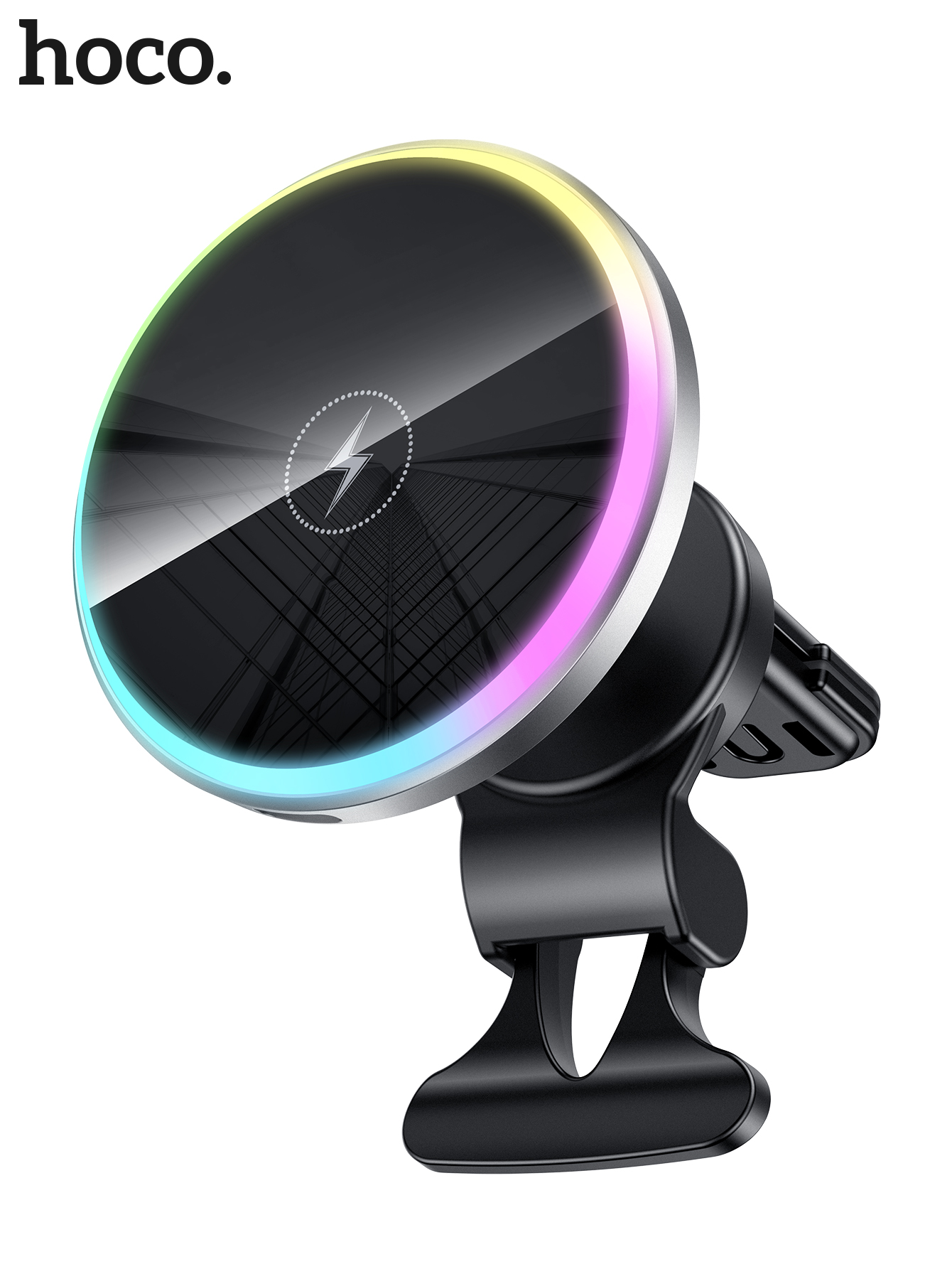 Hoco S20 Qi 15W อุปกรณ์ชาร์จแม่เหล็กไร้สาย ติดช่องแอร์รถยนต์ สําหรับ ...