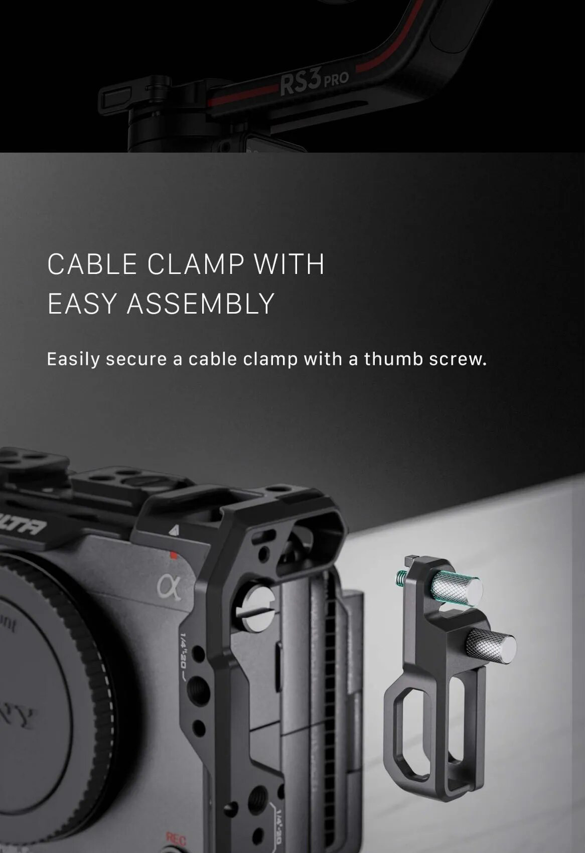 Tilta TA-T16-C-B กรงกล้อง แบบเต็ม น้ําหนักเบา สําหรับ Sony FX3 FX30 Pro FX3 FX30 | Shopee Thailand