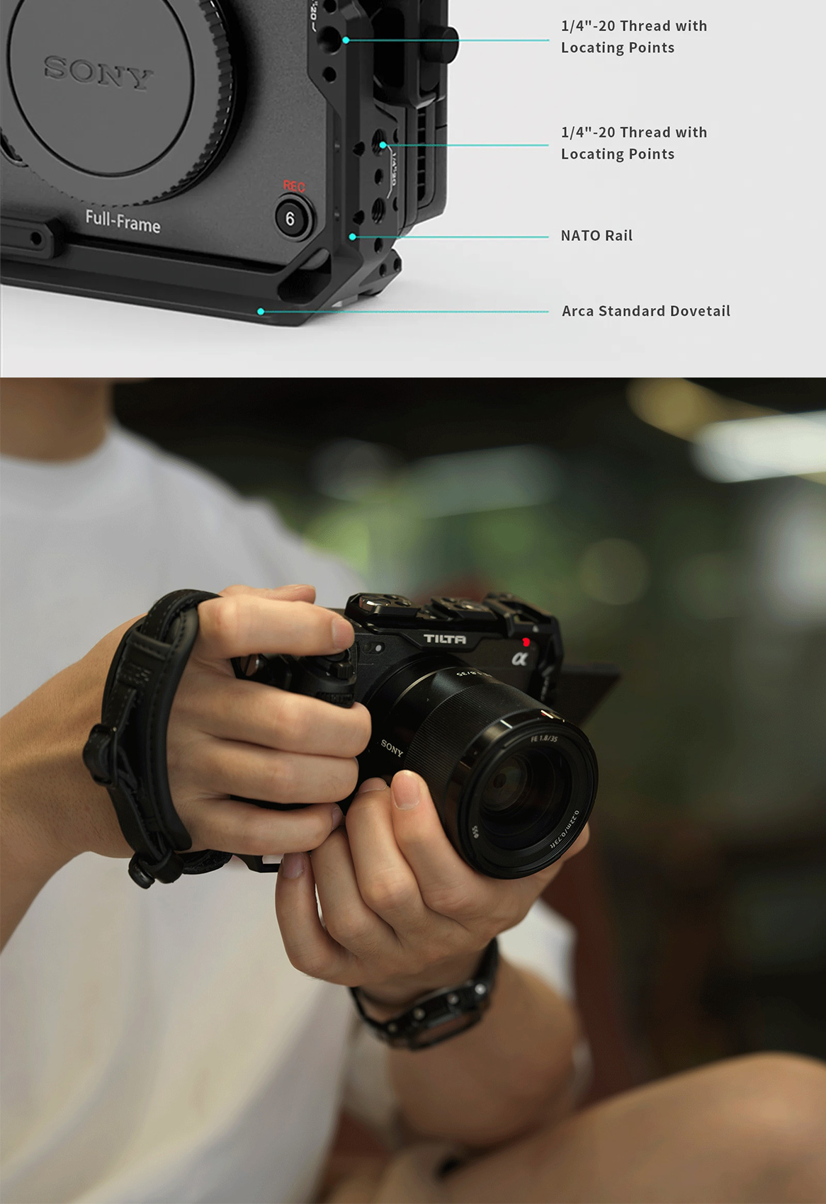 Tilta TA-T16-C-B กรงกล้อง แบบเต็ม น้ําหนักเบา สําหรับ Sony FX3 FX30 Pro FX3 FX30 | Shopee Thailand