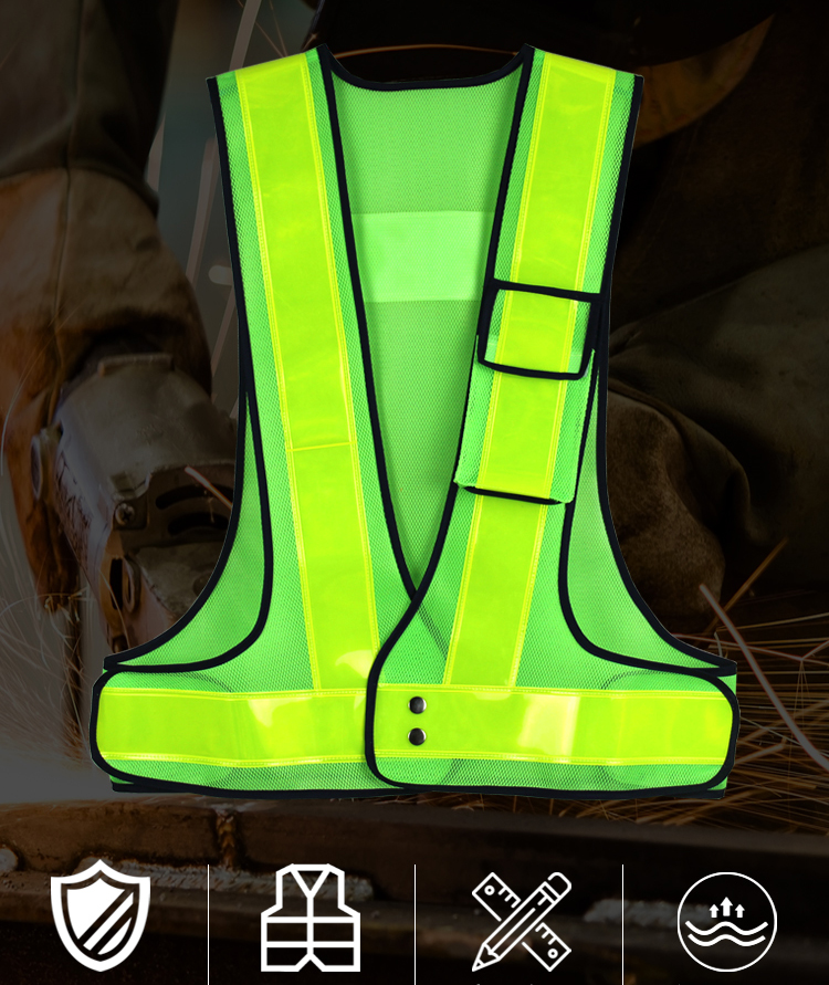 Safety VEST V-NETTING WHITE REFLEECTIVE SECURITY VEST | Shopee Thailand