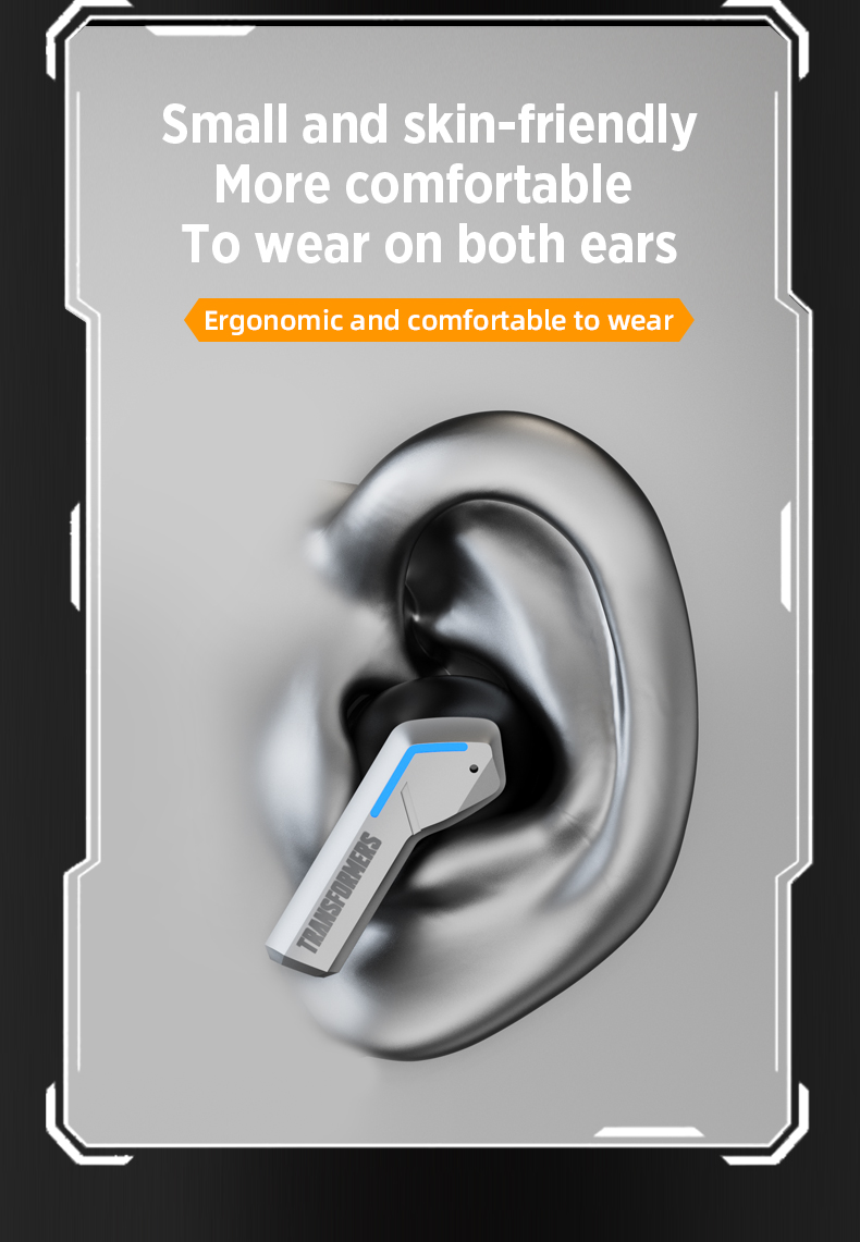 Transformers TF-T06 หูฟังบลูทูธไร้สาย Hd ลดเสียงรบกวน HIFI สเตอริโอ ...