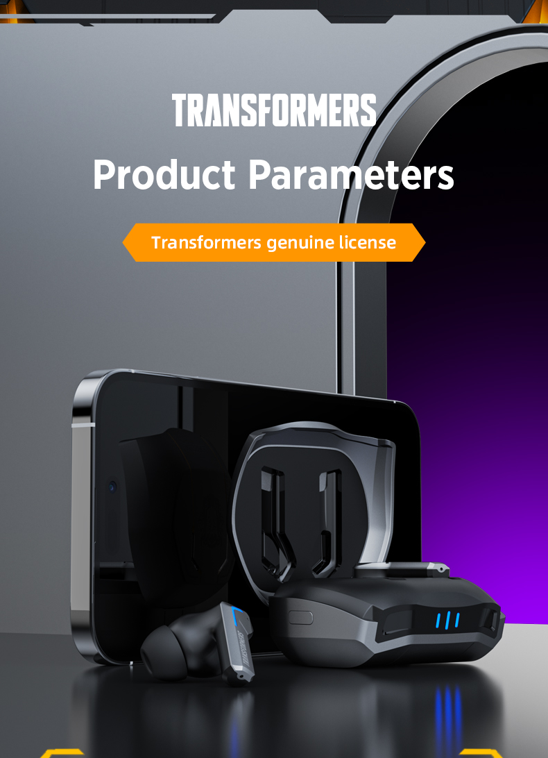 Transformers TF-T06 หูฟังบลูทูธไร้สาย Hd ลดเสียงรบกวน HIFI สเตอริโอ ...