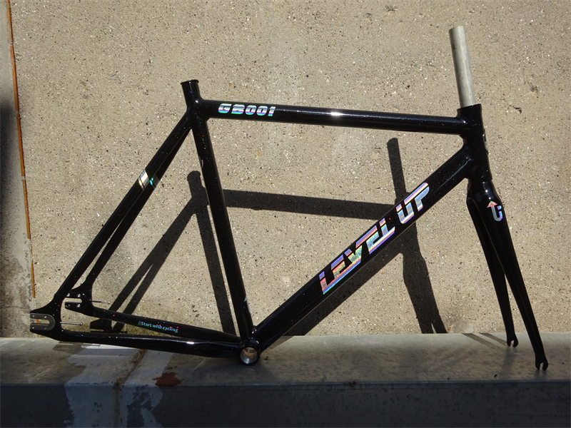 Level UP Frame GB001 ชุดเฟรมจักรยาน อะลูมิเนียม 700c 49 ซม. 52 ซม. 55 ...