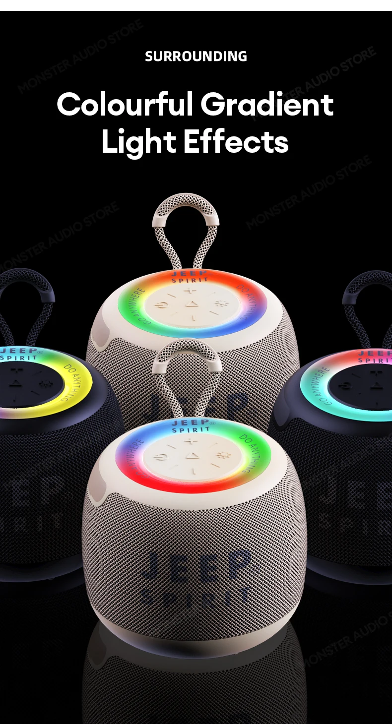 Jeep JPS-SC001 ลำโพงบลูทูธ แบบพกพา เสียงดี เชื่อมต่อ Bluetooth 5.1 รองรับ TF รับสายพูดคุยผ่าน ...