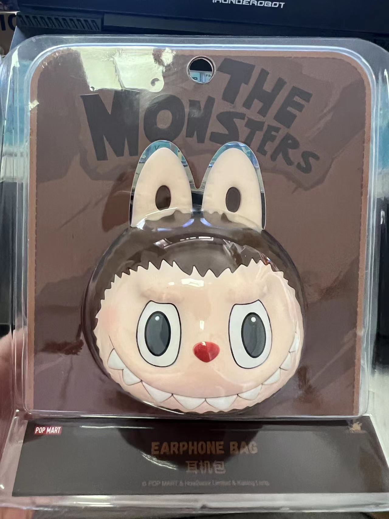 Labubu originals-brown ซิลิโคนหูฟังกระเป๋าของเล่นตุ๊กตาอะนิเมะน่ารักรูป ...