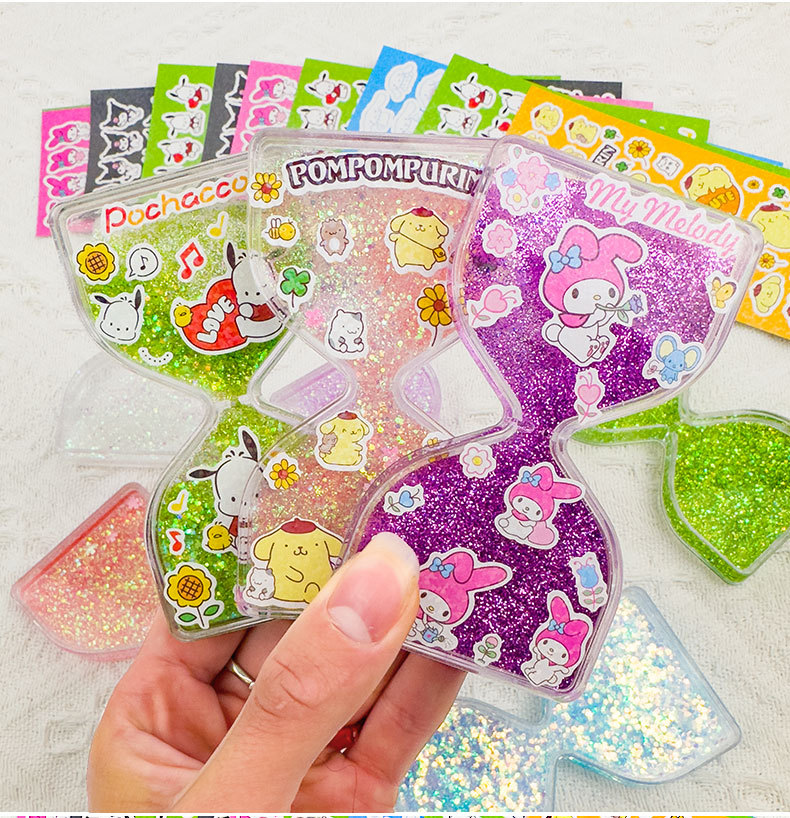 DIY Gu Card ดูดทรายนาฬิกาชุด Fantasy Dazzle ทรายดูด Gu Chuck สร้างสรรค์ ...