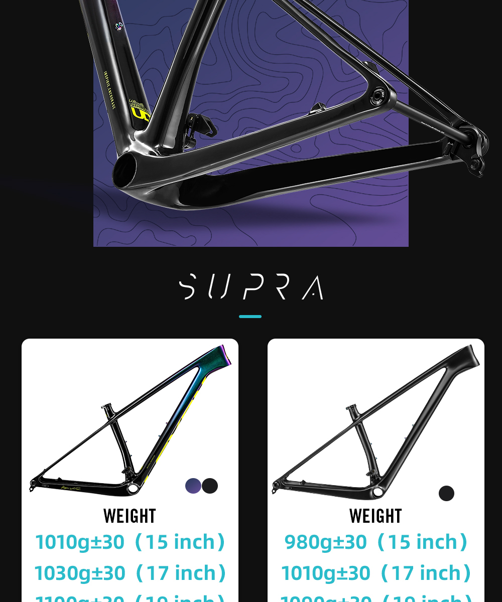 Lexon SUPRA MTB คาร์บอนกรอบ 29er จักรยานเสือภูเขากรอบ 148*12 มม.MTB ...