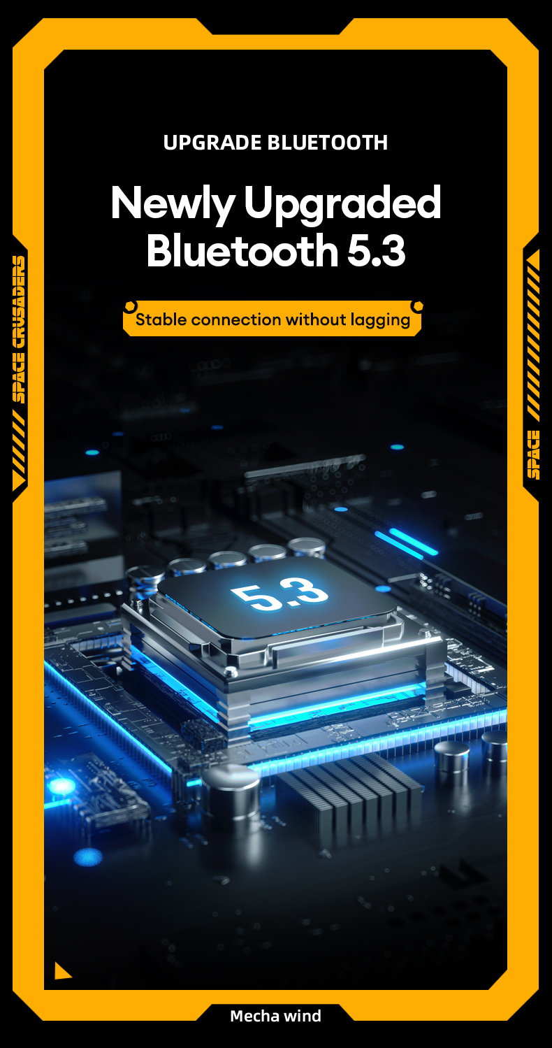 Transformers TF-T12 หูฟังบลูทูธชุดหูฟังสําหรับเล่นเกมไร้สาย HD Call การตัดเสียงรบกวนอัจฉริยะ ...