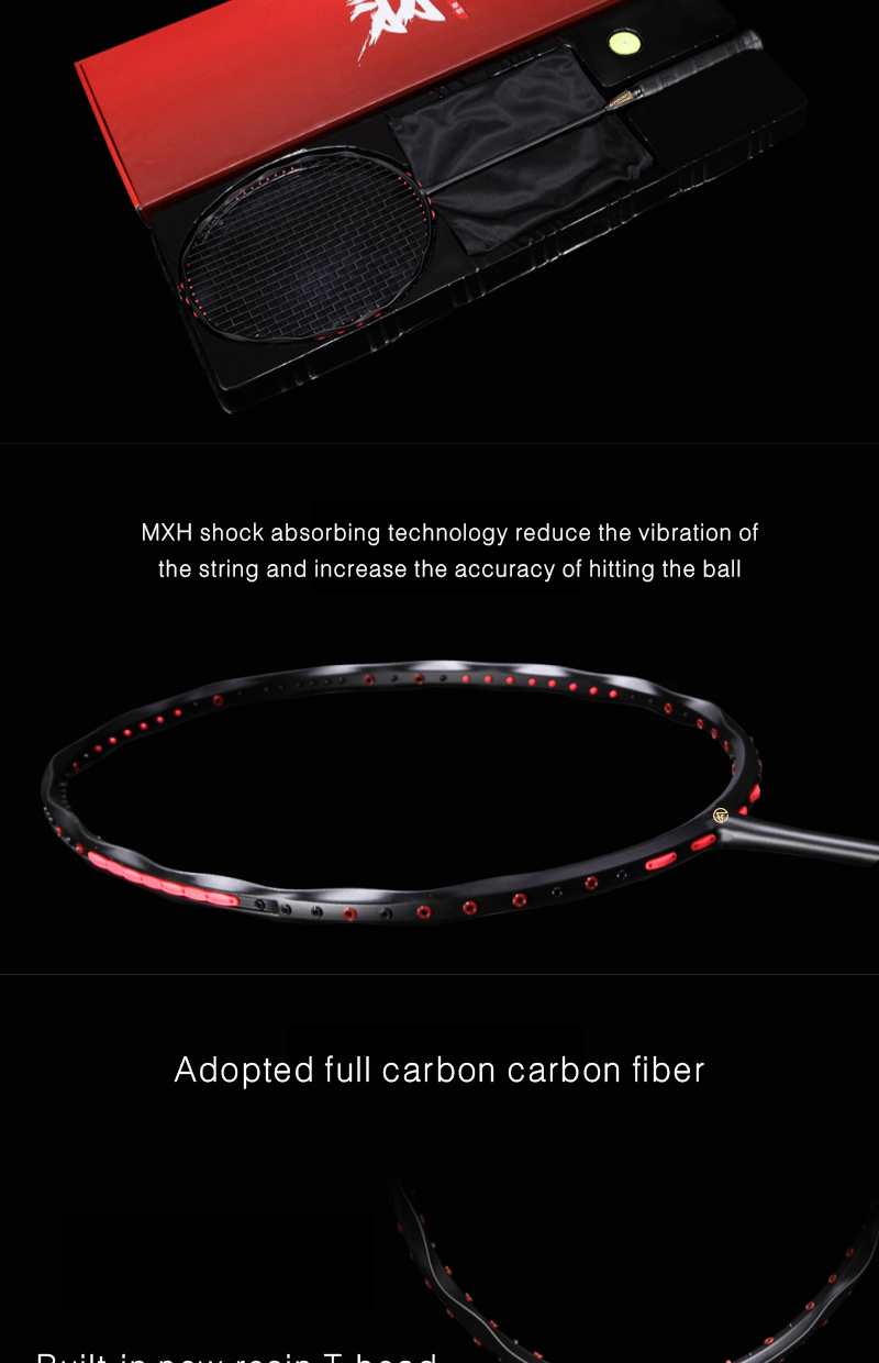 ALP V5 PRO 5U 72g Ultralight G5 100% คาร์บอนไฟเบอร์ไม้แบดมินตันพร้อม ...