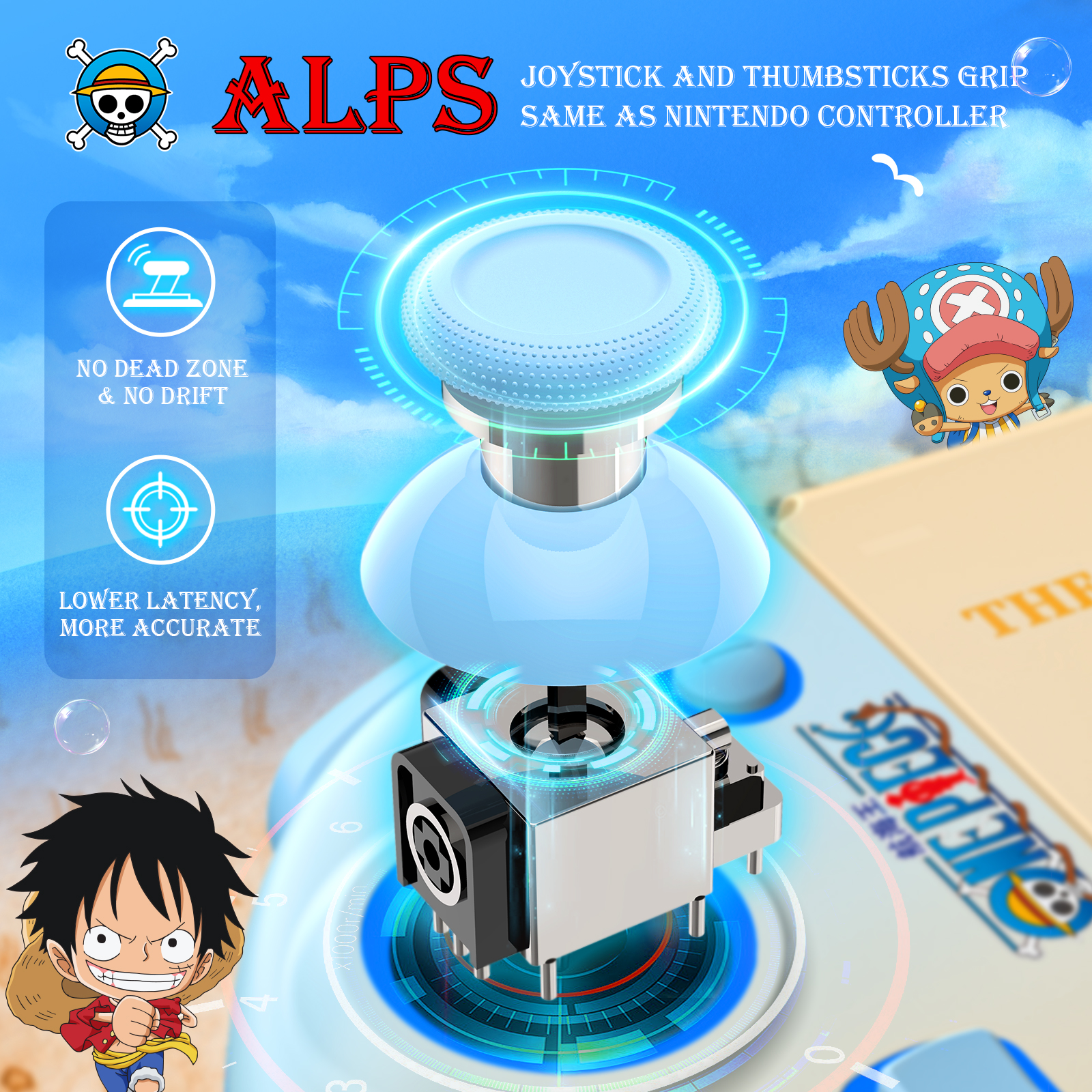Iine ONE-PIECE จอยสติ๊ก Neptune Joypad ALPS พร้อมที่ชาร์จ และกระเป๋า ...