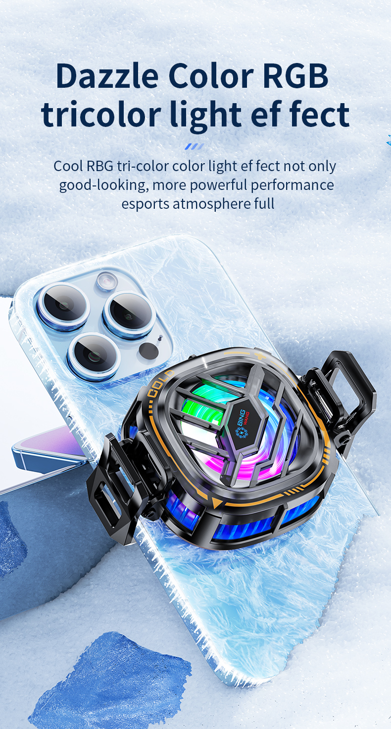 Bluewow X76 พัดลมระบายความร้อนเทอร์โบ Hurricane Game Cooler สําหรับสมาร์ทโฟน | Shopee Thailand
