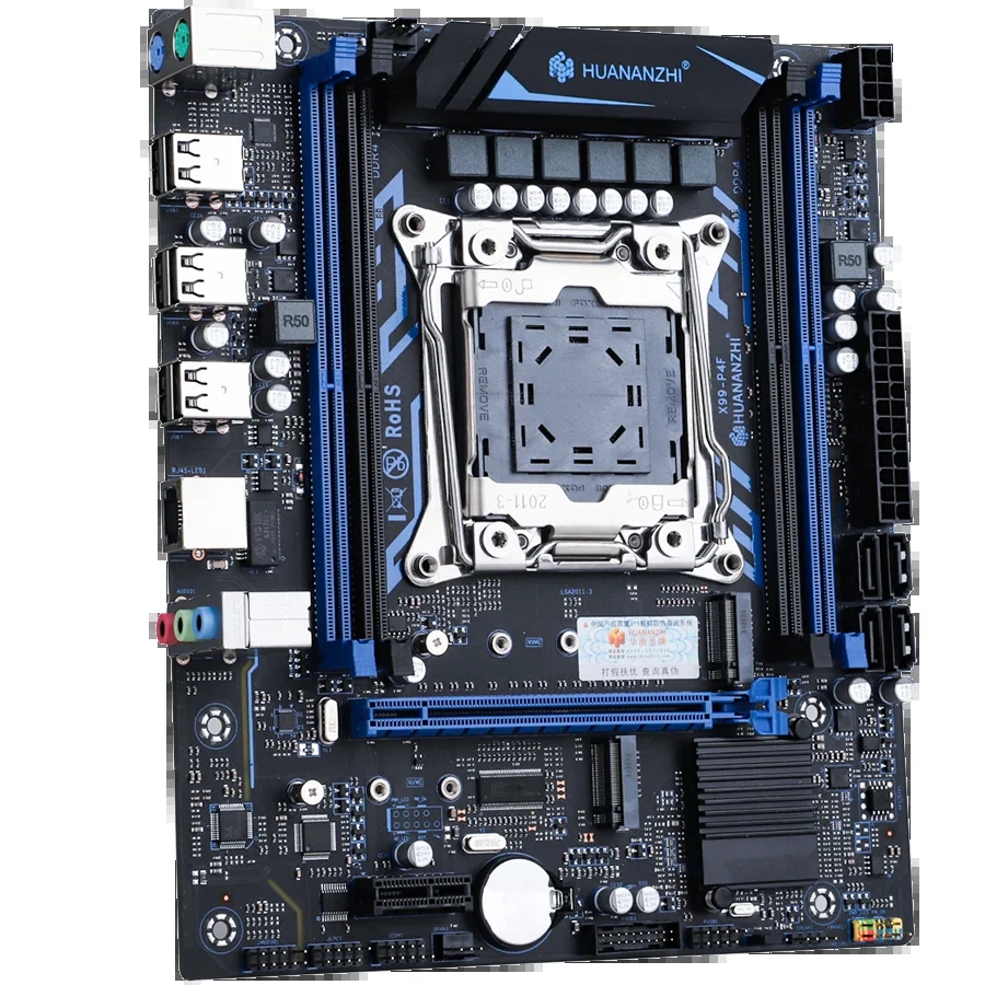 Huananzhi เมนบอร์ด X99 P4F LGA 2011-3 XEON X99 รองรับ Intel E5 V3 V4 ...
