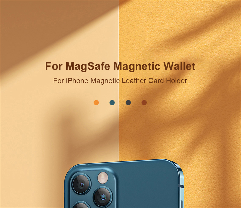 Bluewow กระเป๋าสตางค์ แบบแม่เหล็ก สําหรับใส่บัตร พร้อม MagSafe | Shopee Thailand