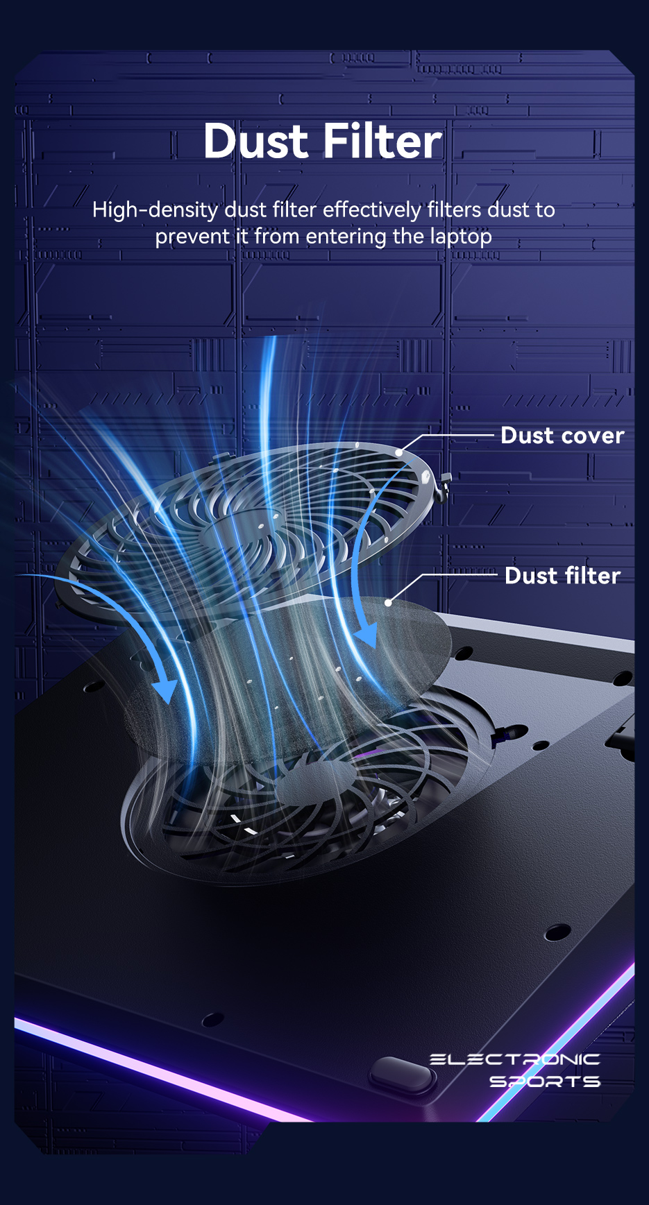 Llano V12 V10 V13 Turbo-Fan RGB แล็ปท็อปคูลเลอร์กรองฝุ่นหน่วยความจําโฟม ...