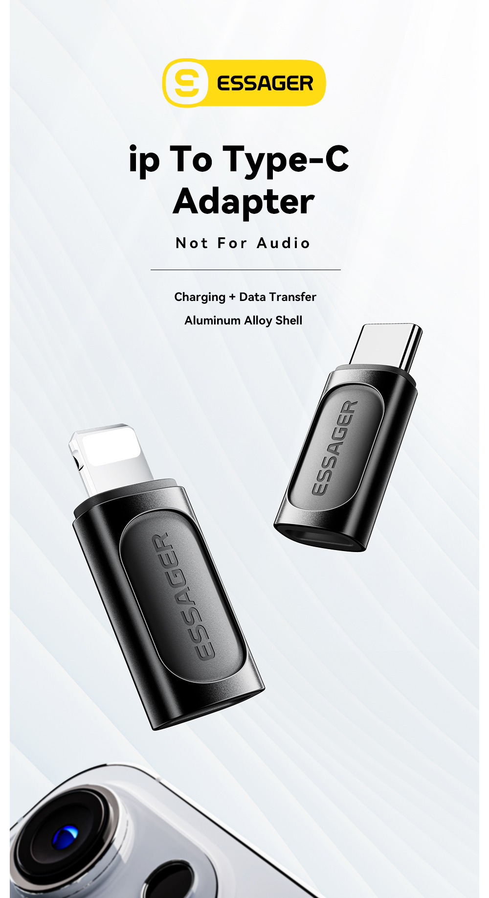อะแดปเตอร์ Essager Type C เป็น Ios OTG สําหรับ IP 3A USB 2.0 480Mbps | Shopee Thailand
