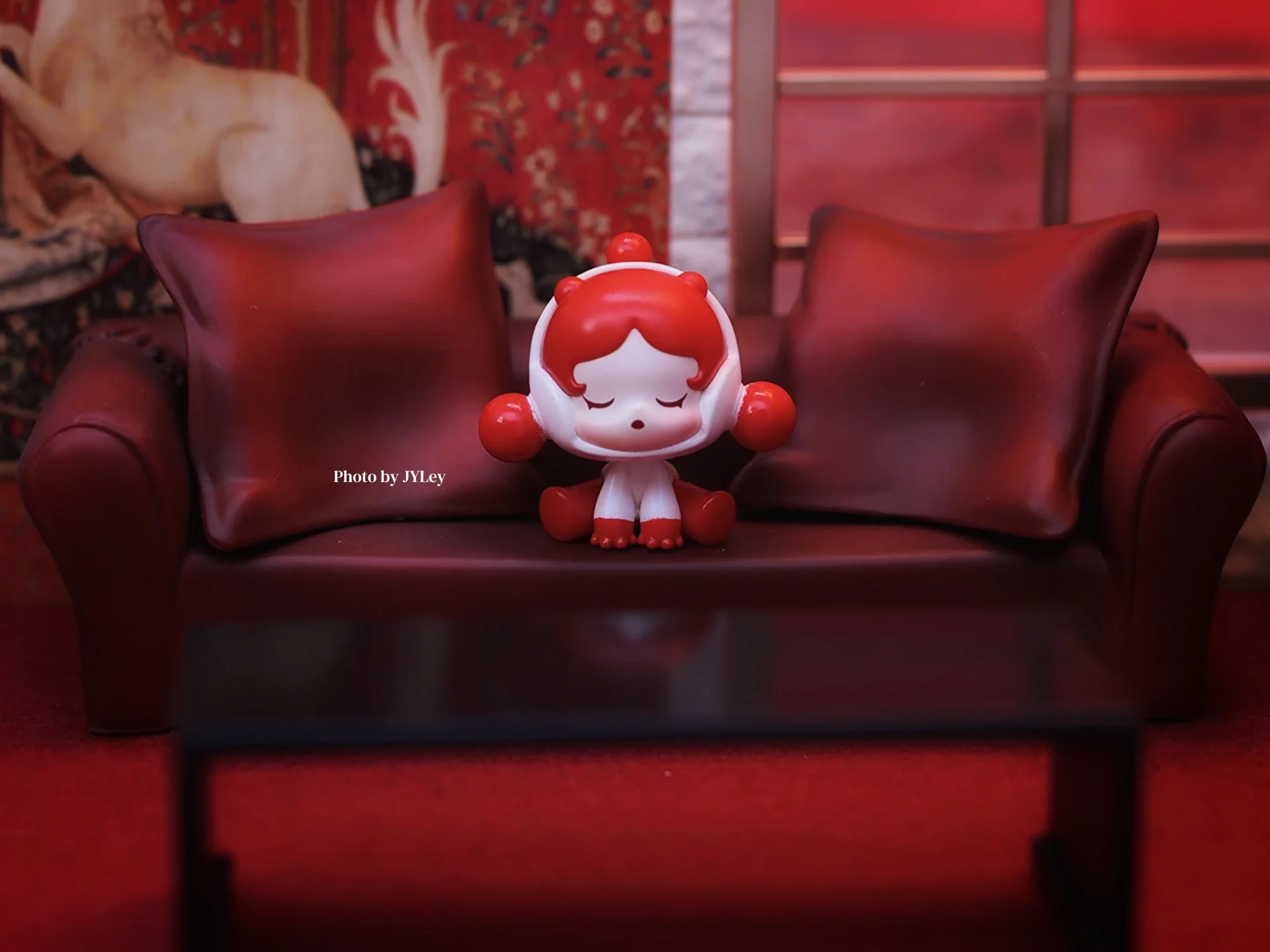 โมเดลตุ๊กตาฟิกเกอร์ อนิเมะ Pop Bean Sitting Posture Series Kawaii ...
