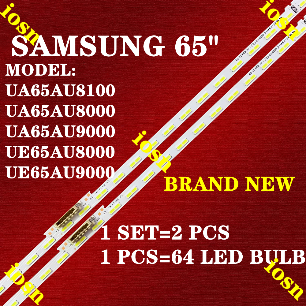 ใหม่ หลอดไฟแบ็คไลท์ทีวี LED UA65AU8100 UA65AU8000 UA65AU9000 UE65AU8000 ...