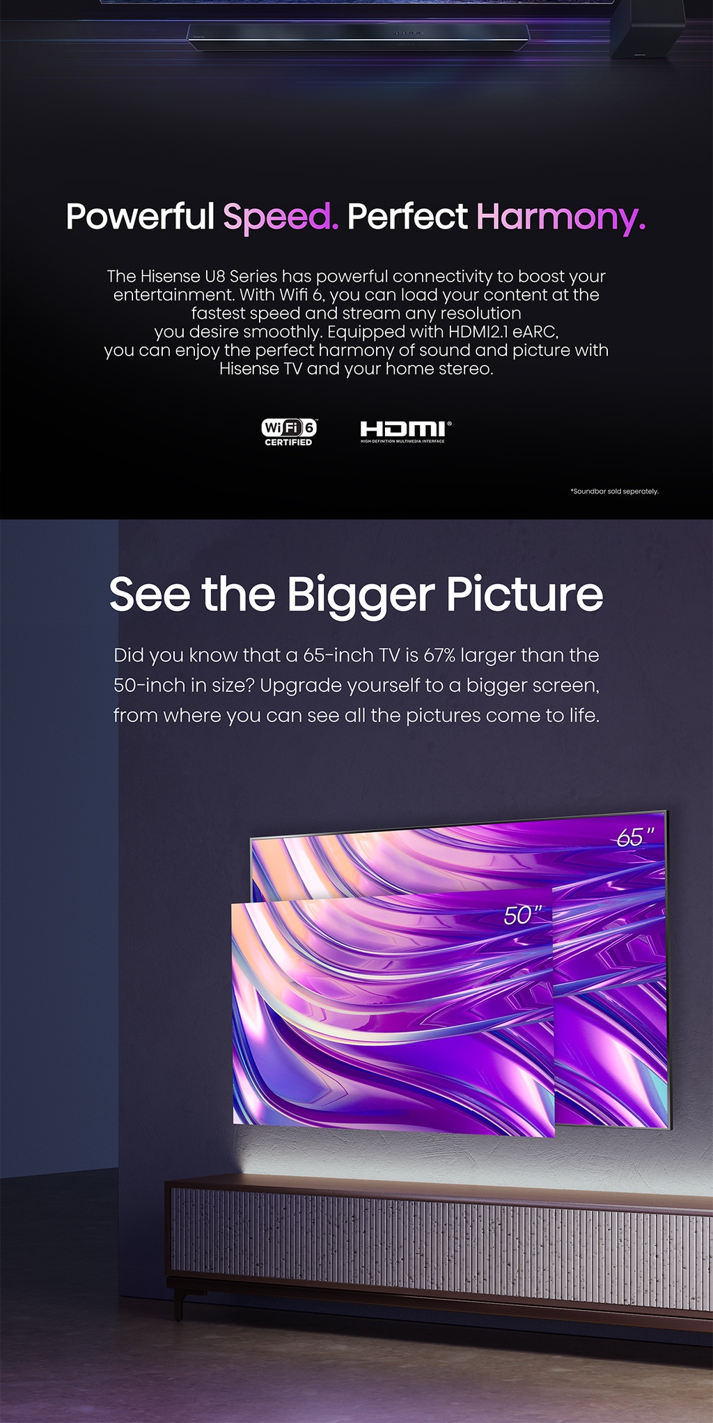 Hisense ทีวี 65A6100K 65 4K LED 120Hz VIDAA U6 Quantum Dot Color DVB-T2 ...