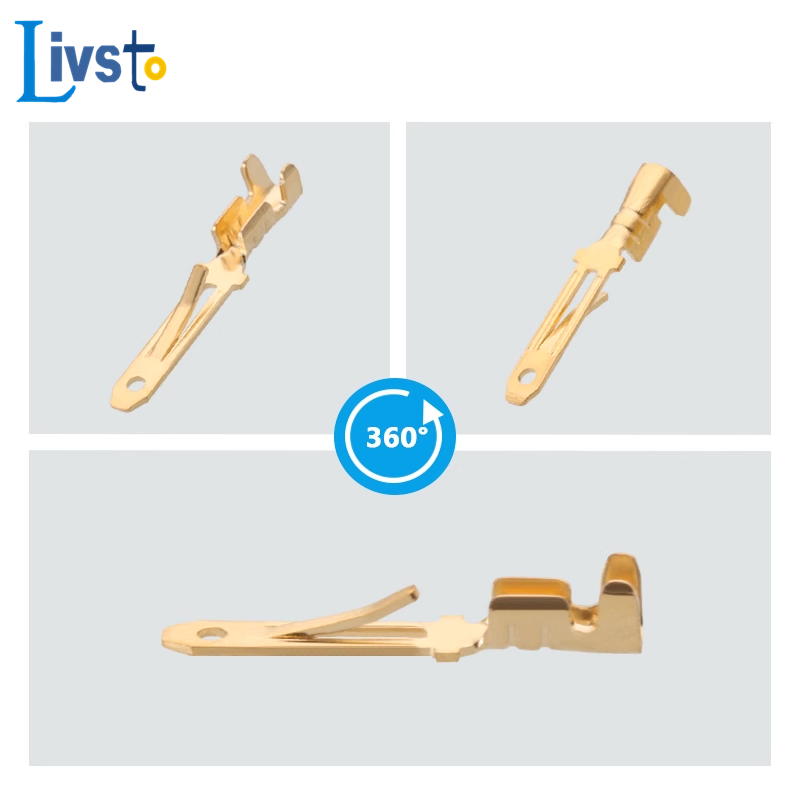 50/100 ชิ้น DJ611-2.80.5A DJ621-E2.8x0.5A ตัวเชื่อมต่อยานยนต์ชายหญิง PP0102196 เทอร์มินัล ...