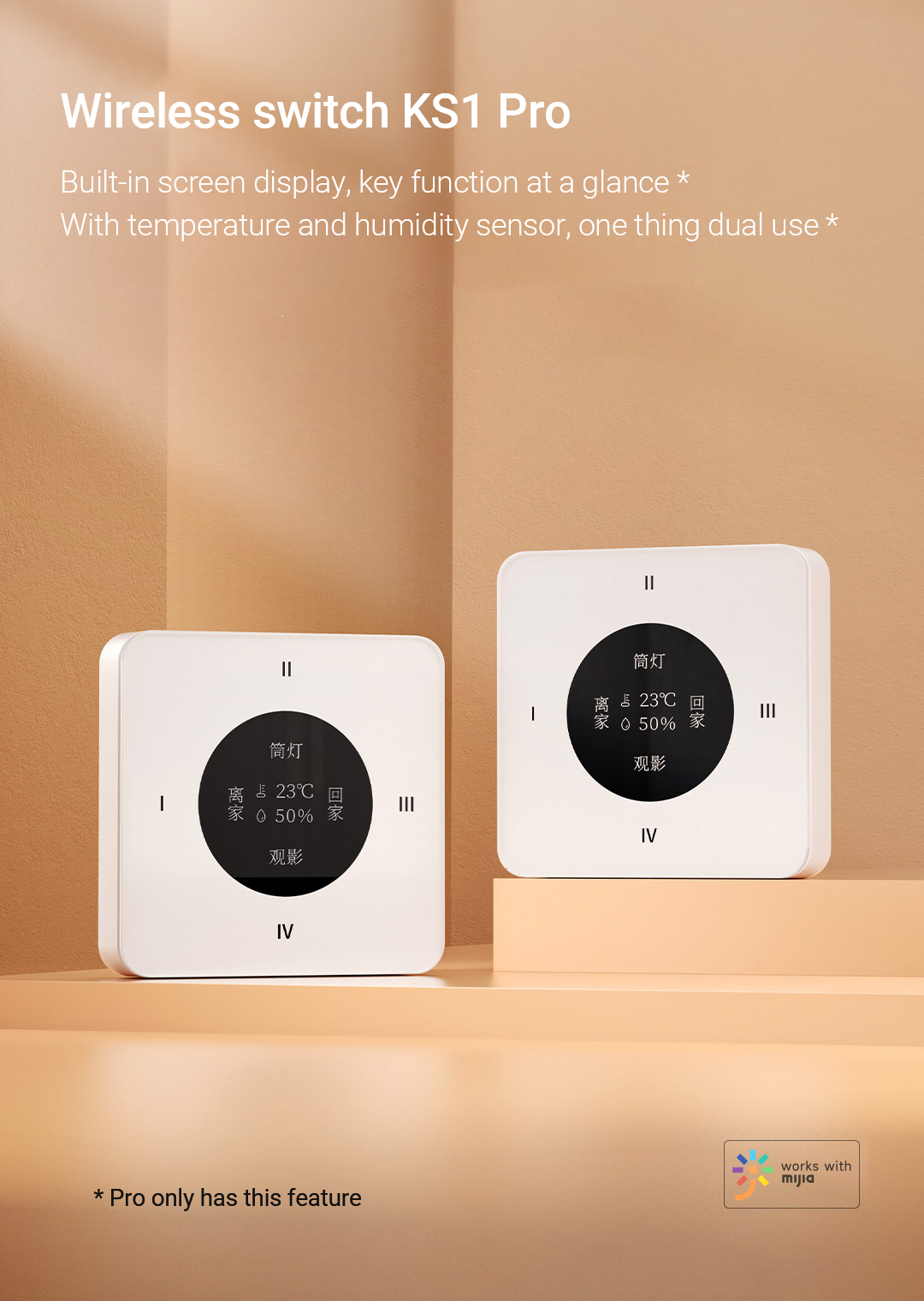 Linptech สวิตช์รีโมตคอนโทรลไร้สายอัจฉริยะ พร้อม 4 คีย์ และ 12 วิธีควบคุม โหมดสุดขั้ว ทํางานร่วม ...