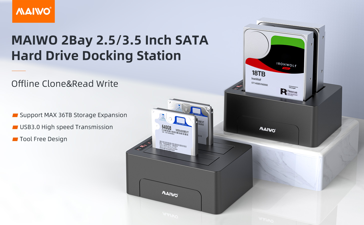 Orico Clone Docking Station 2.5/3.5 hddฮาร์ดไดรฟ์ HDD SATA เป็น USB 3.0 ...