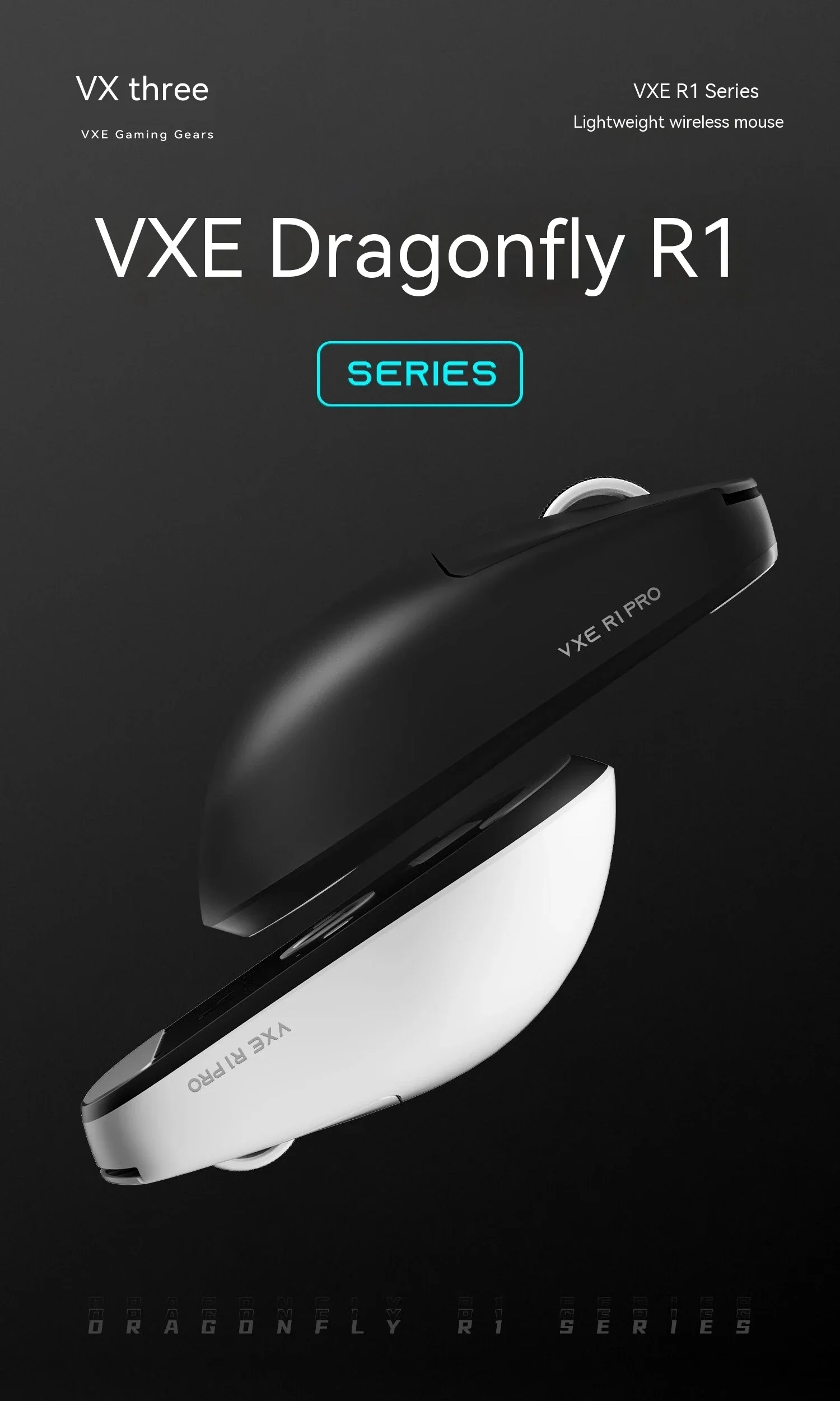 Vgn Vxe Dragonfly R1 เมาส์/ 4K ตัวรับสัญญาณไร้สาย R1 Se Pro Max เมาส์เกม Paw3395 น้ําหนักเบา ...