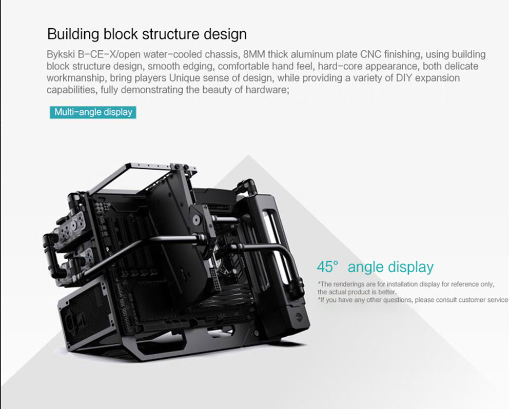Bykski B-CE-X กรอบเปิด แนวตั้ง แนวนอน สําหรับคอมพิวเตอร์ DIY | Shopee Thailand