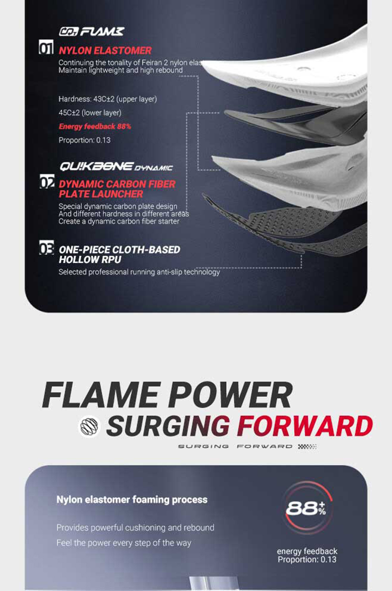 361 Degrees Flame 3.0 รองเท้าวิ่งมาราธอน ระบายอากาศ สําหรับผู้ชาย ...