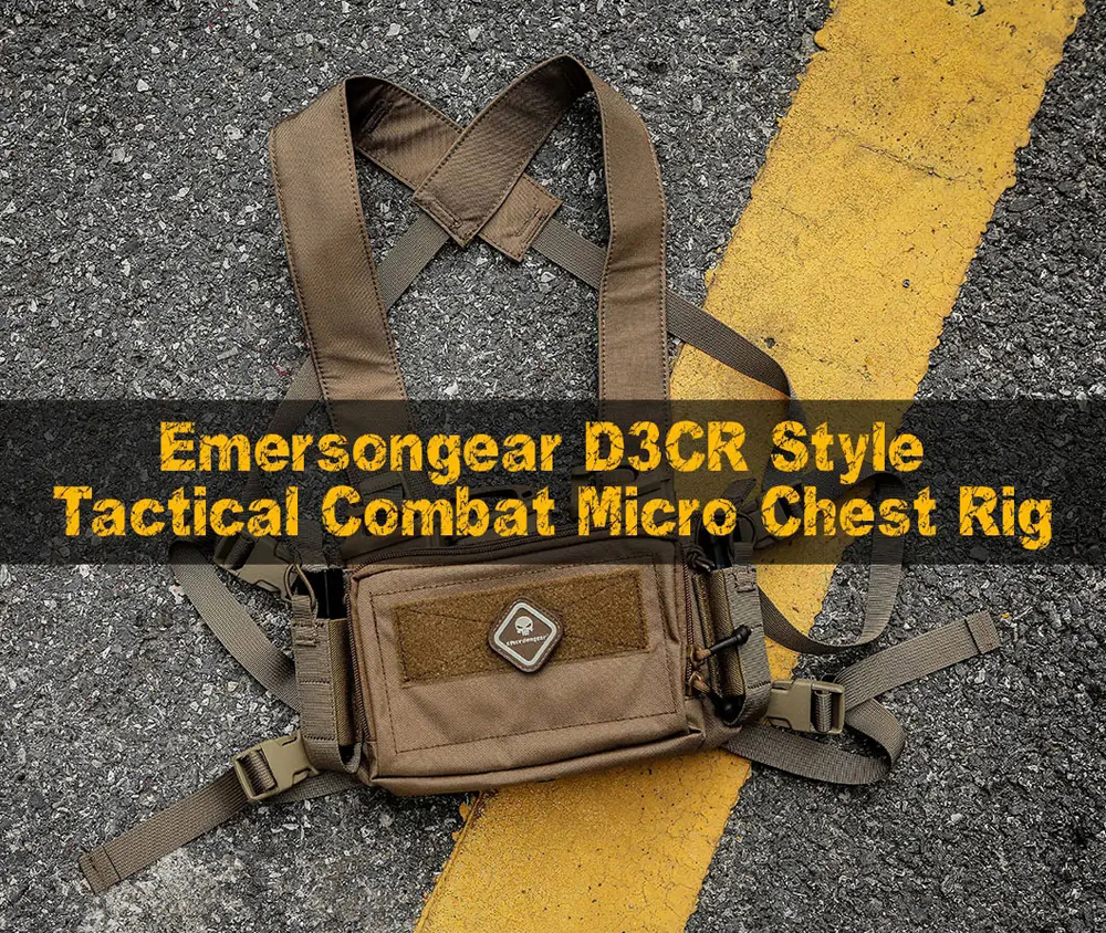 Emersongear D3CR Micro Tactical Chest Mount Outdoor Modular Carrier ...