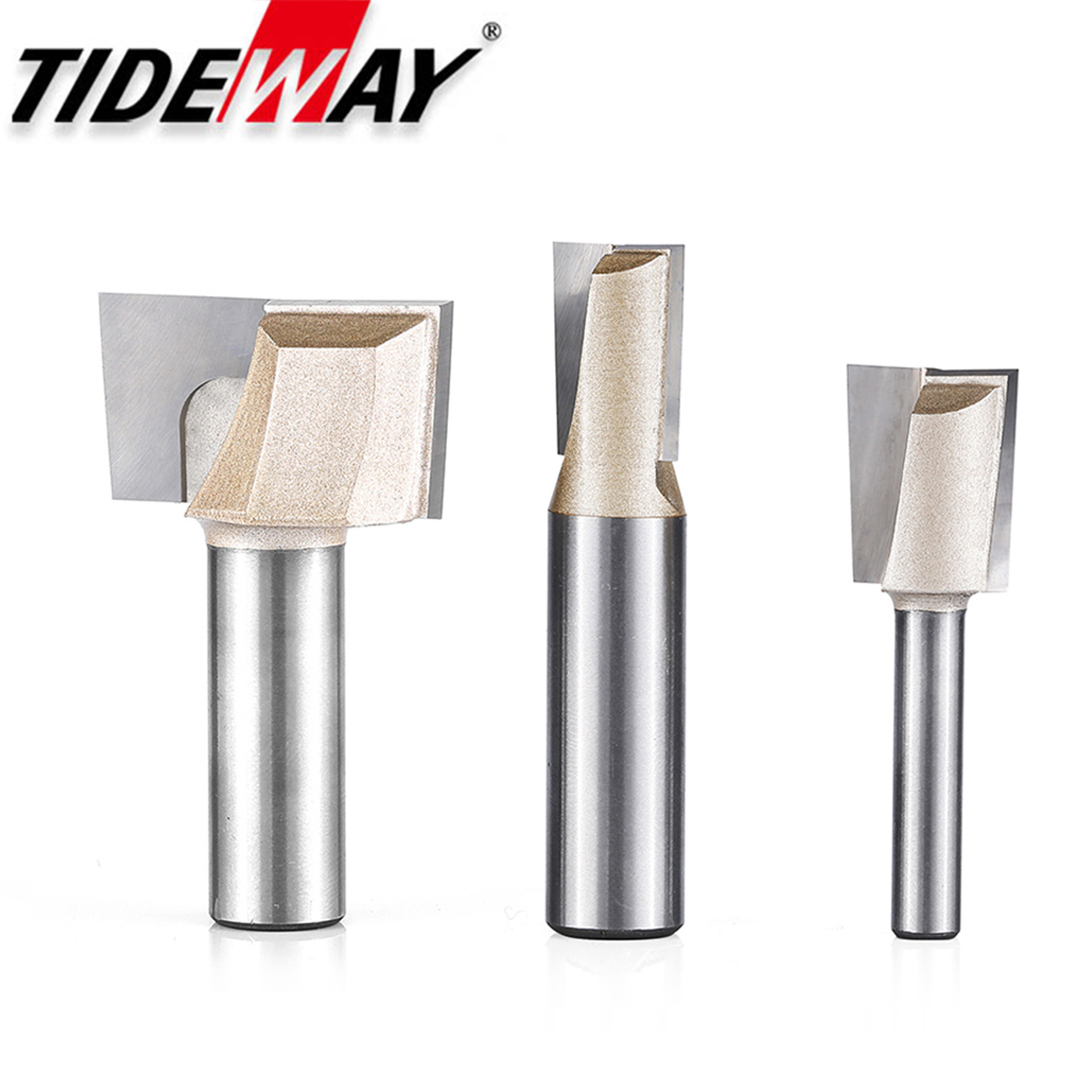Tideway Bottom Cleaning Router Bits For Wood 1/2 1/4 Inch Shank ...