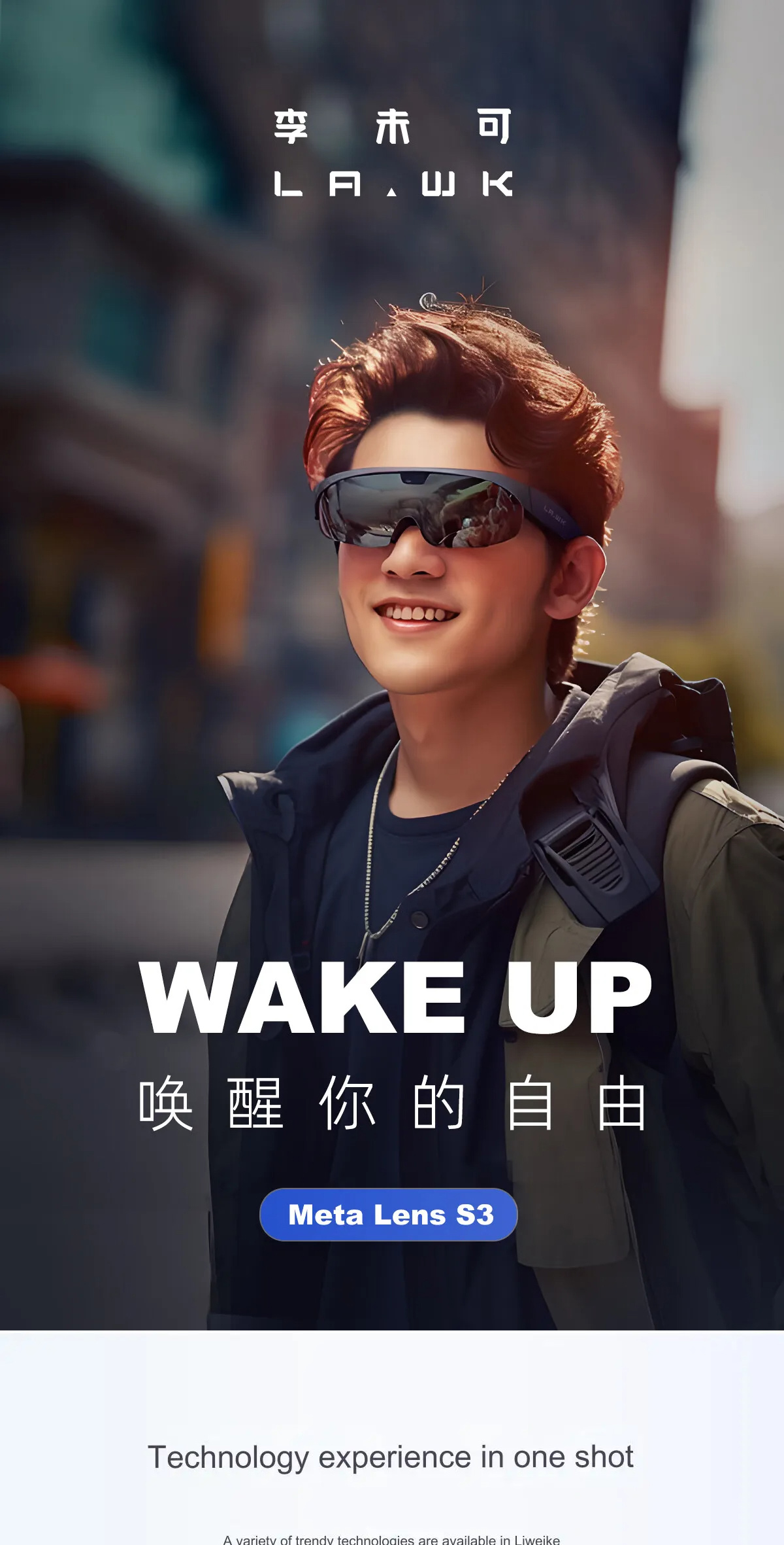 Lawk แว่นตาอัจฉริยะ Meta Lens S3 4K ความละเอียดสูง สําหรับถ่ายภาพ และ ...