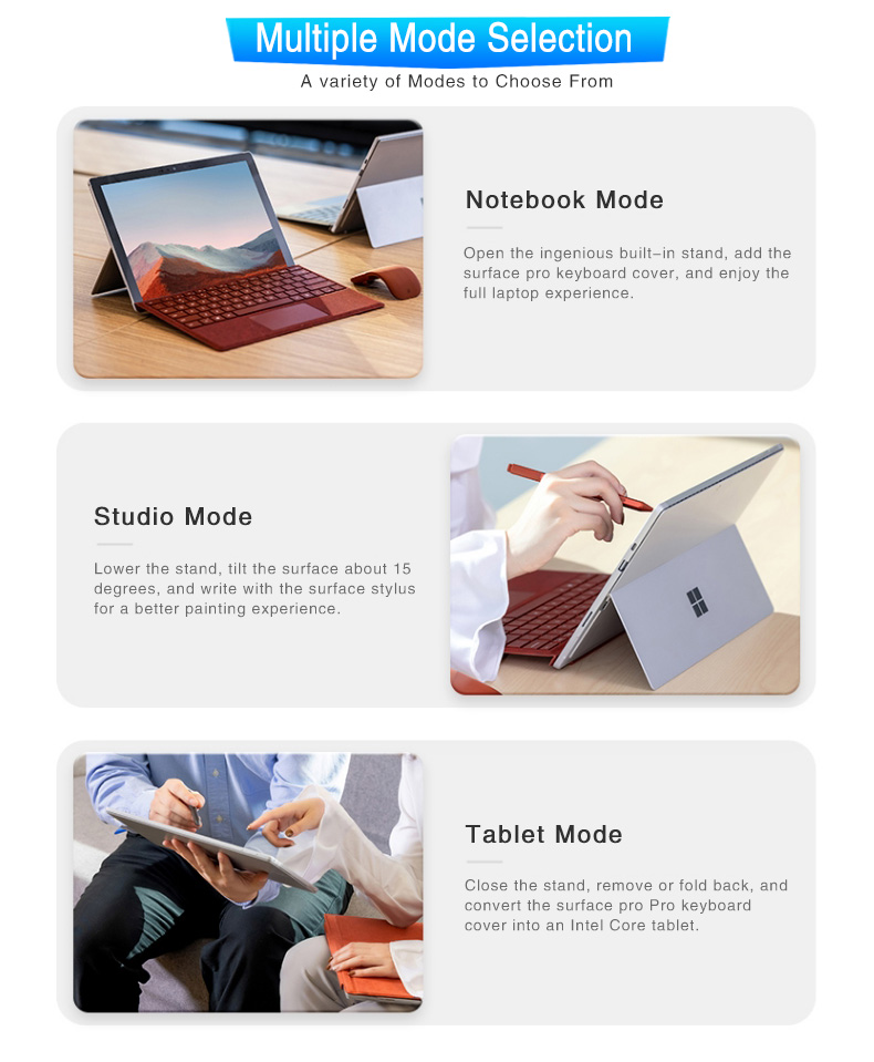 Microsoft Surface Pro4 Pro3 Pro5 Pro6 Pro7 แล็ปท็อป 2 in 1 4G/8G/16GRAM 128G/256GB/512G SSD ...