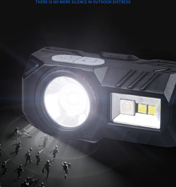 T131 ไฟฉายคาดศีรษะ แบบชาร์จไฟได้ พร้อมไฟ RGB ไฟฉายอเนกประสงค์ | Shopee Thailand