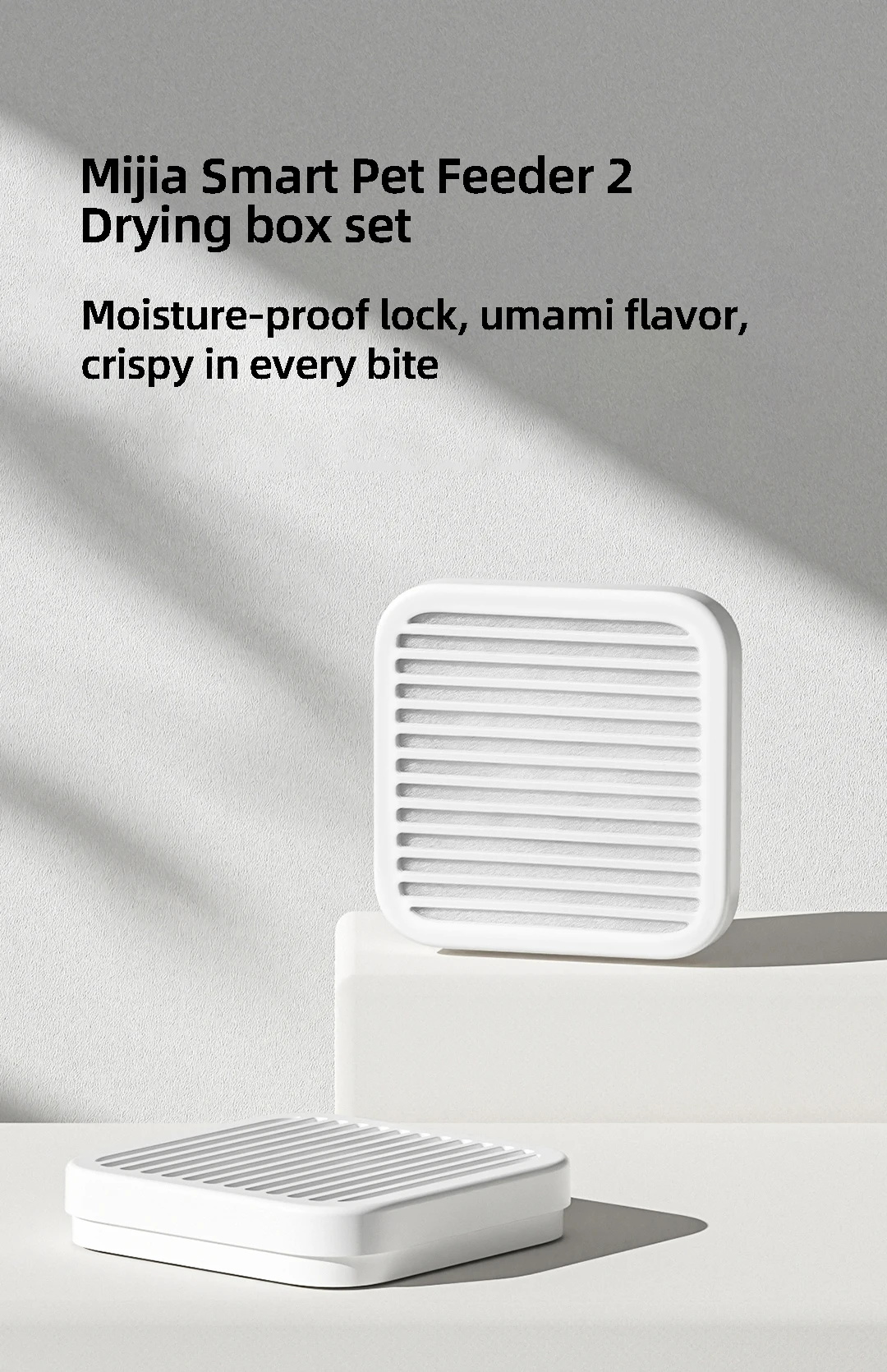 ใหม่ล่าสุด Xiaomi Mijia สมาร์ทสัตว์เลี้ยง Feeder 2 ชุดกล่องอบแห้งเชื่อม ...