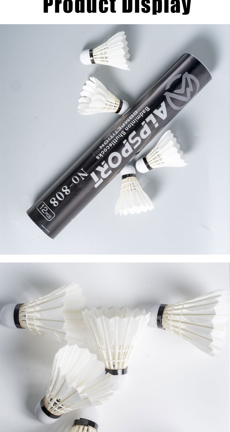 ALP 808 ลูกแบดมินตัน Shuttlecock 76~77 ความเร็ว สําหรับฝึกซ้อม 12 ชิ้น ...